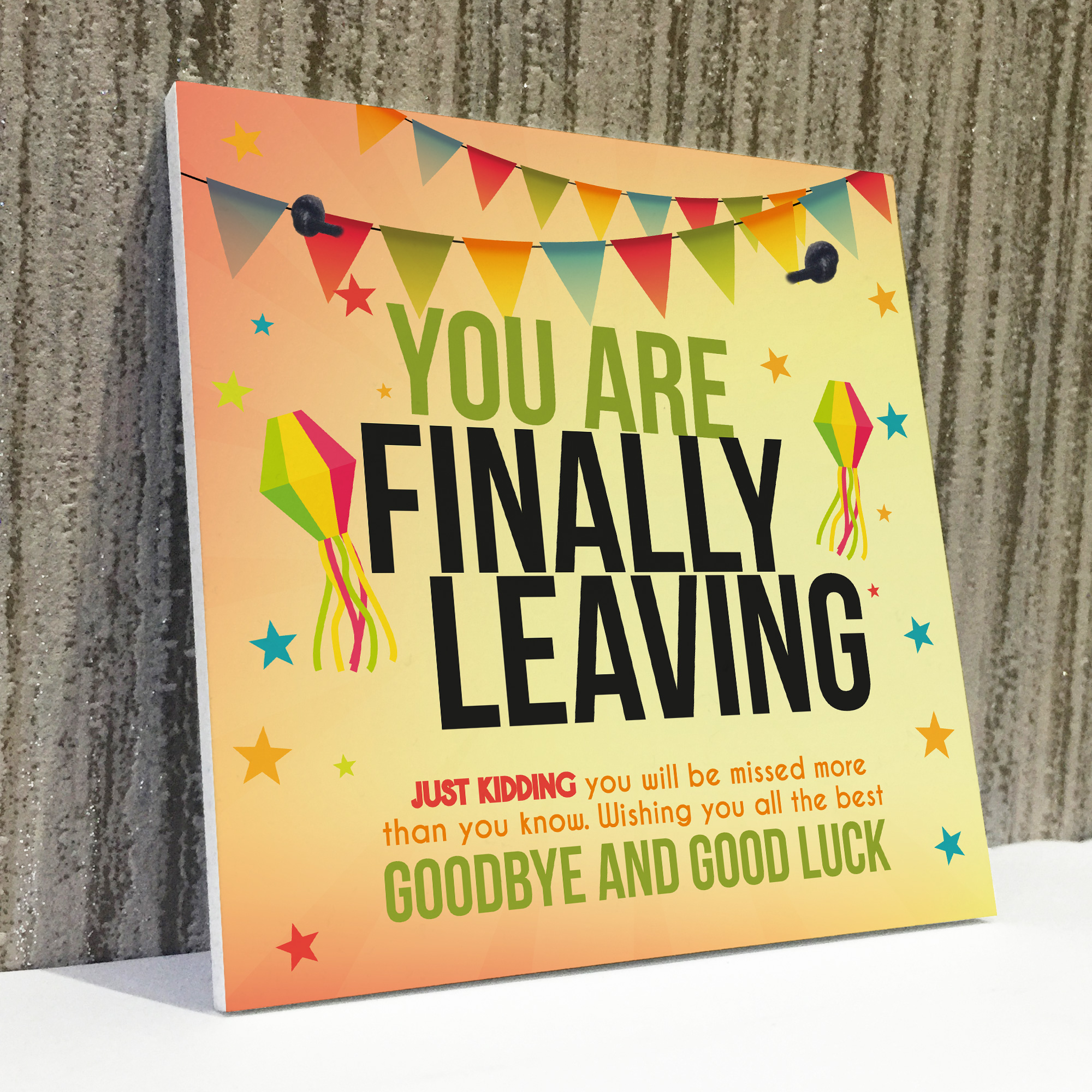 BFF You Are Finally Leaving Novelty Work Colleague Leaving Gift ...