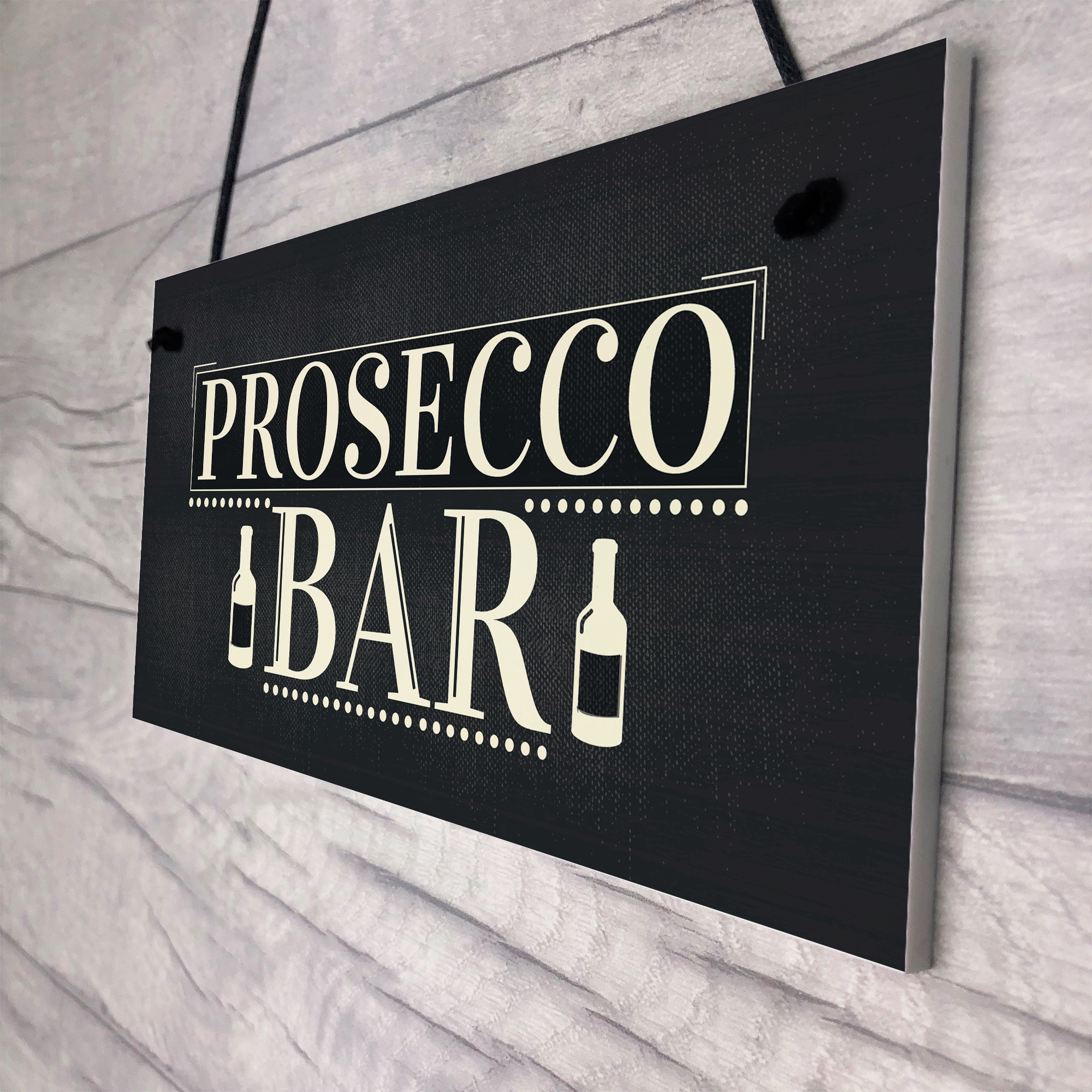 Prosecco Bar Hanging Sign Classy Drinking Bar Pub Plaque Sign Home ...