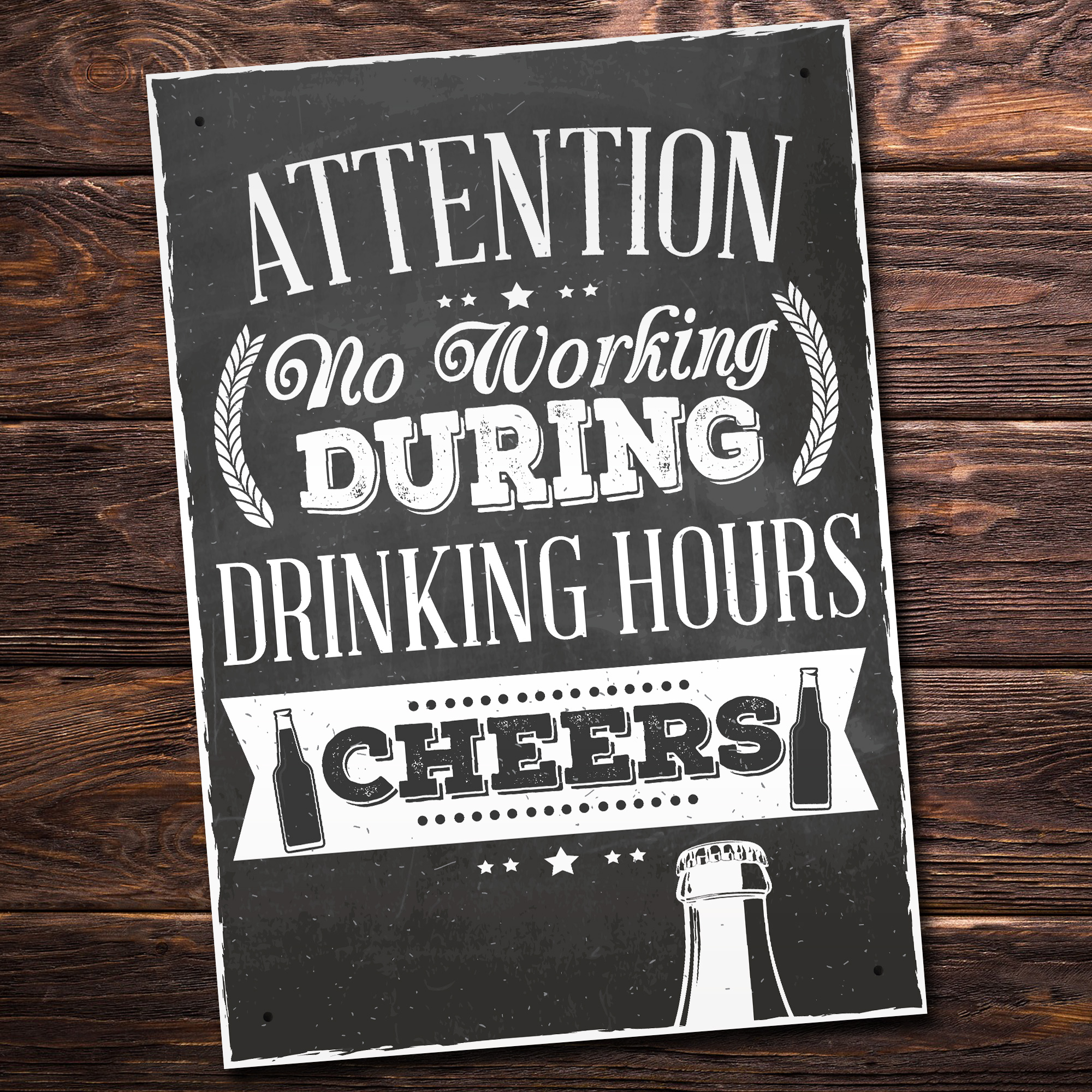 Drinking Funny Alcohol Signs Prosecco Gin Rum Vodka Plaques Garden Pub ...
