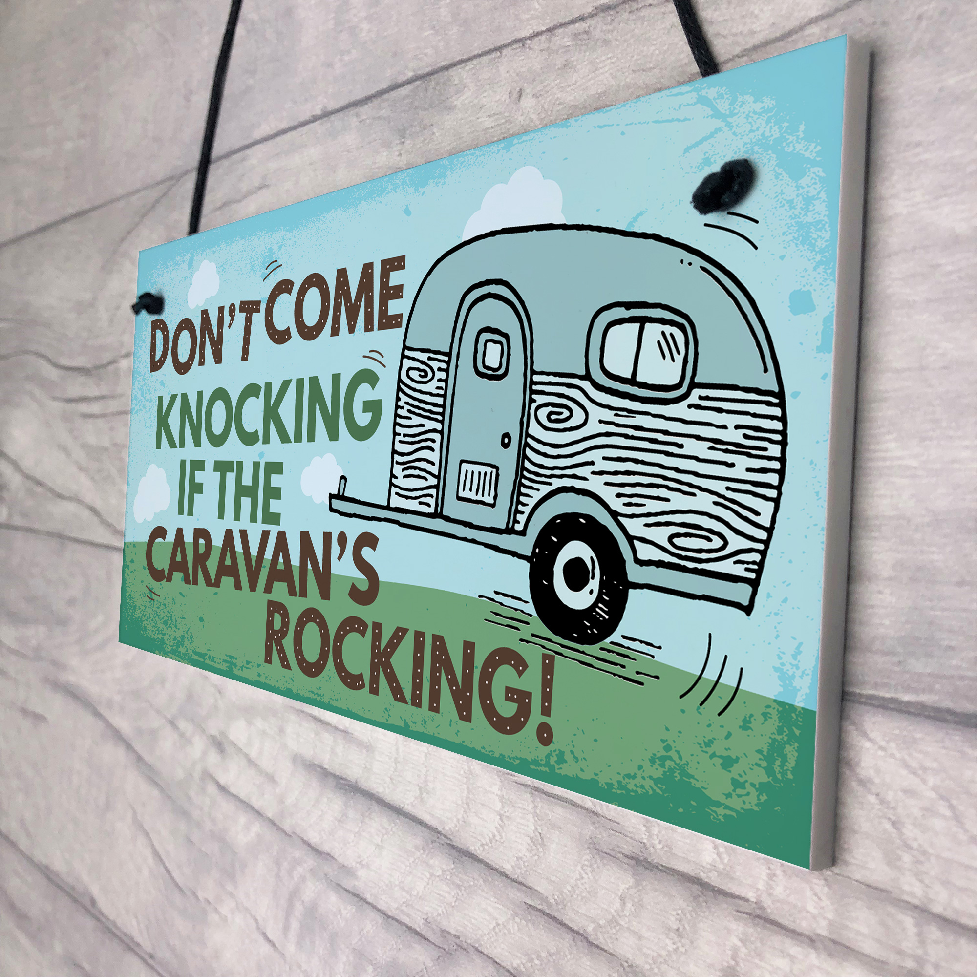 Caravan Rocking Novelty Plaque Sign Campervan Motorhome Family ...