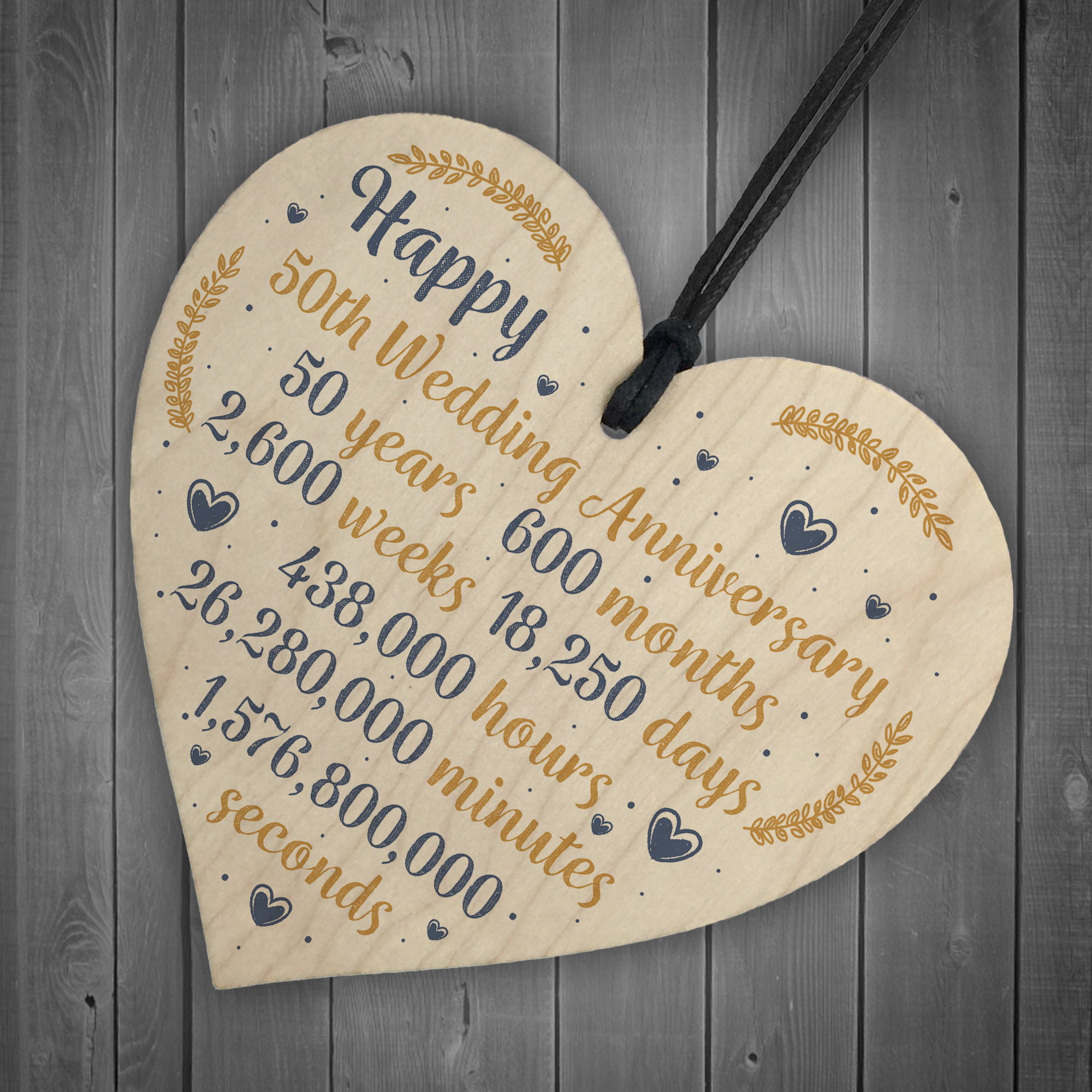 50th Wedding Anniversary Signs