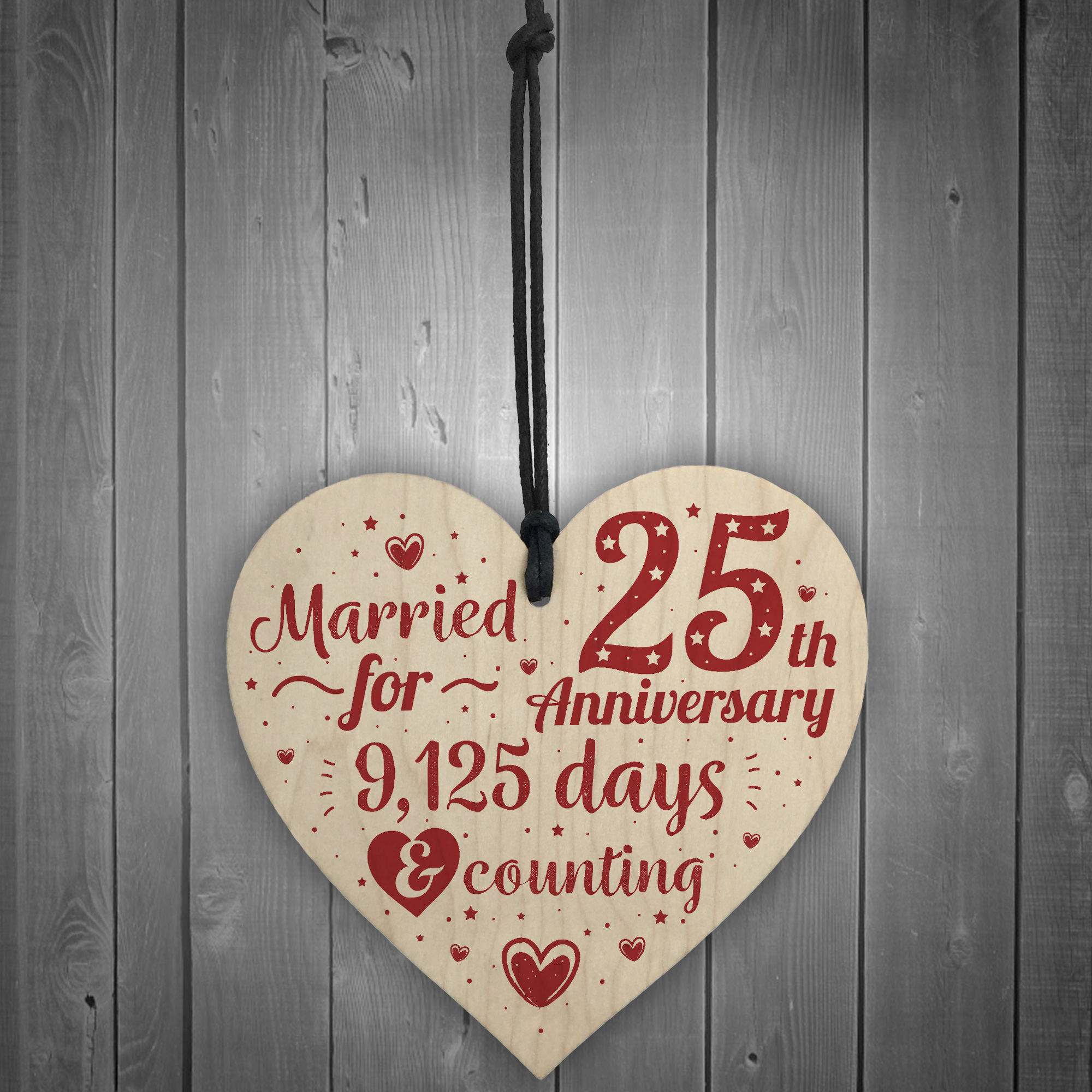 25th Wedding Anniversary Gifts Silver Twenty Five Years Gift For ...