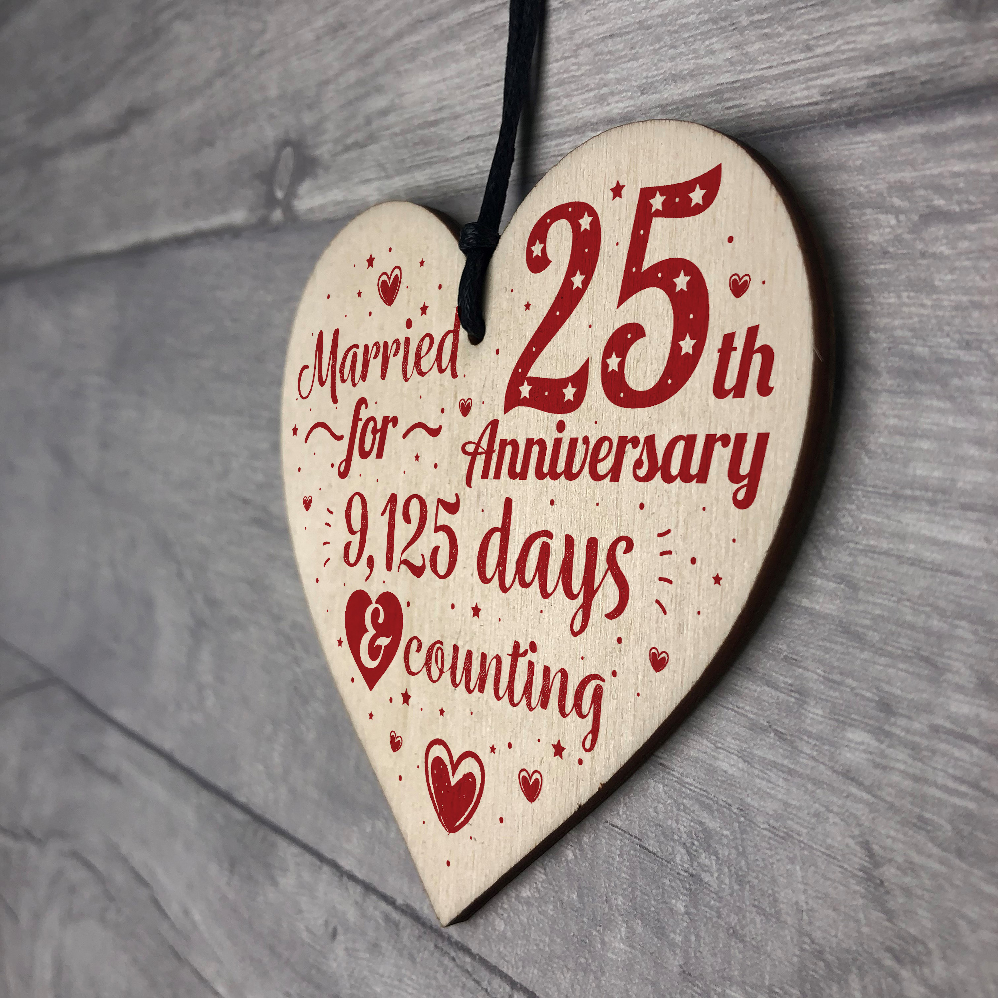 25th Wedding Anniversary Gifts Silver Twenty Five Years Gift For ...