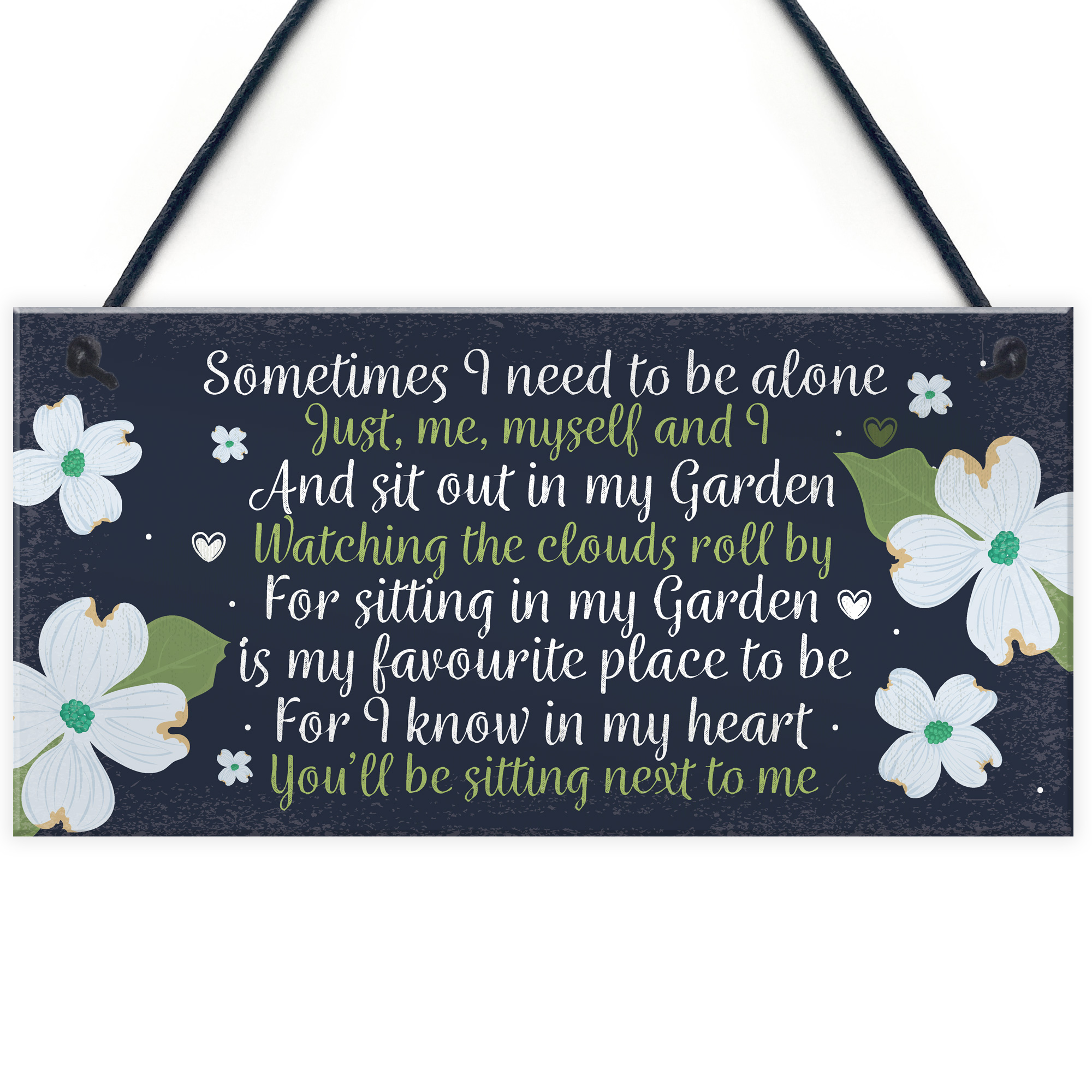 Garden Memorial Hanging Plaque SummerHouse Garden Shed Sign Gifts For ...