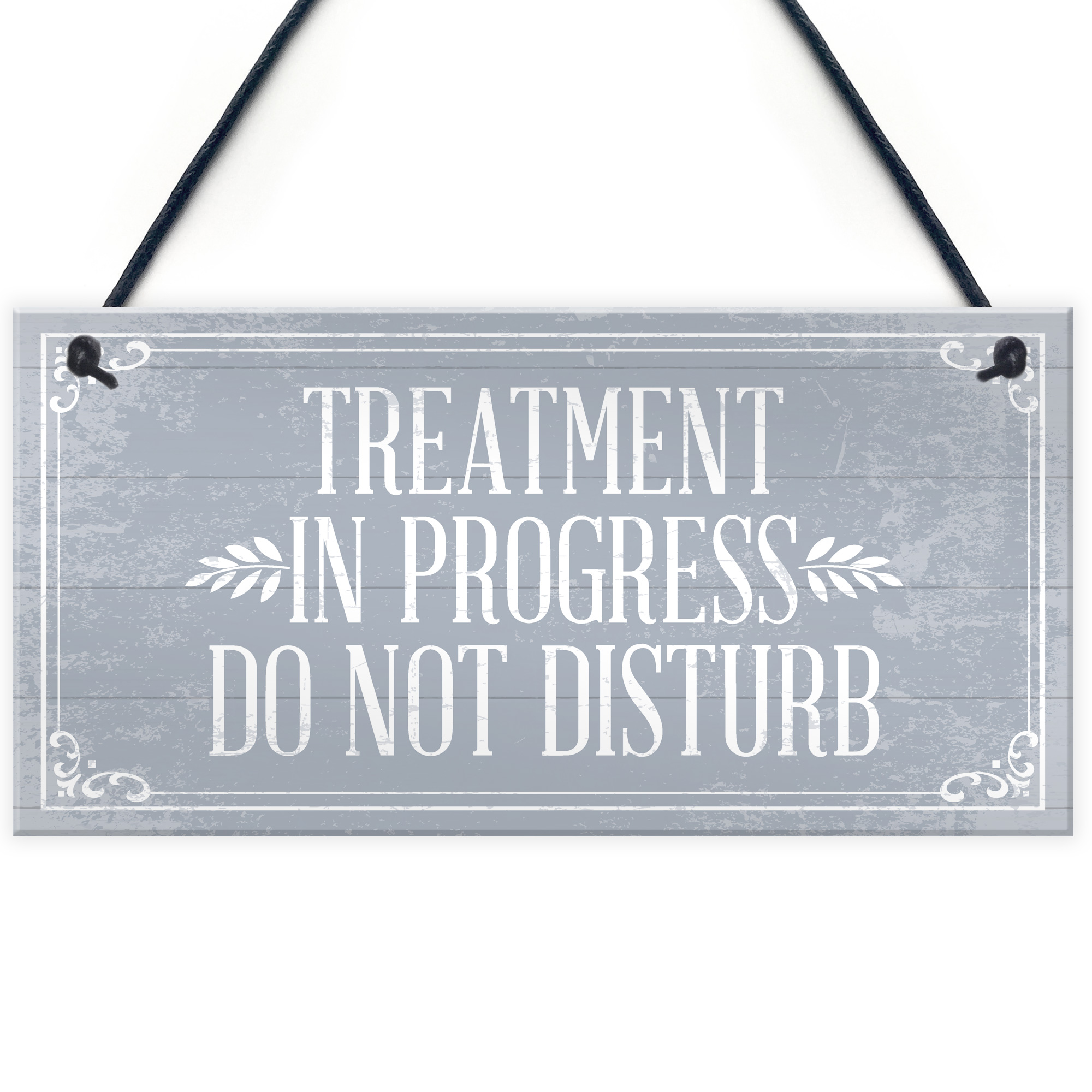 TREATMENT IN PROGRESS Do Not Disturb Hanging Wall Door Salon Sign ...