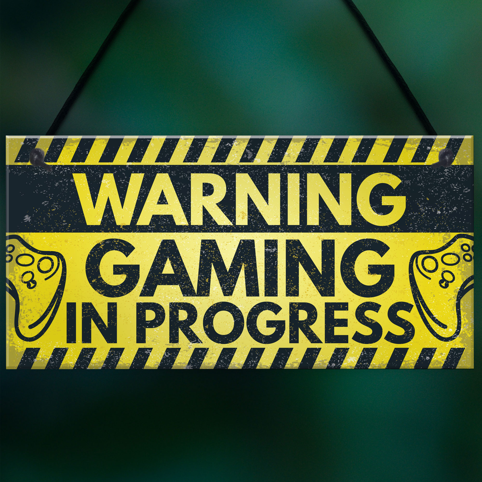 WARNING Gaming Door Sign Gamer Gifts Gamer Accessories Gamer Wall Art ...