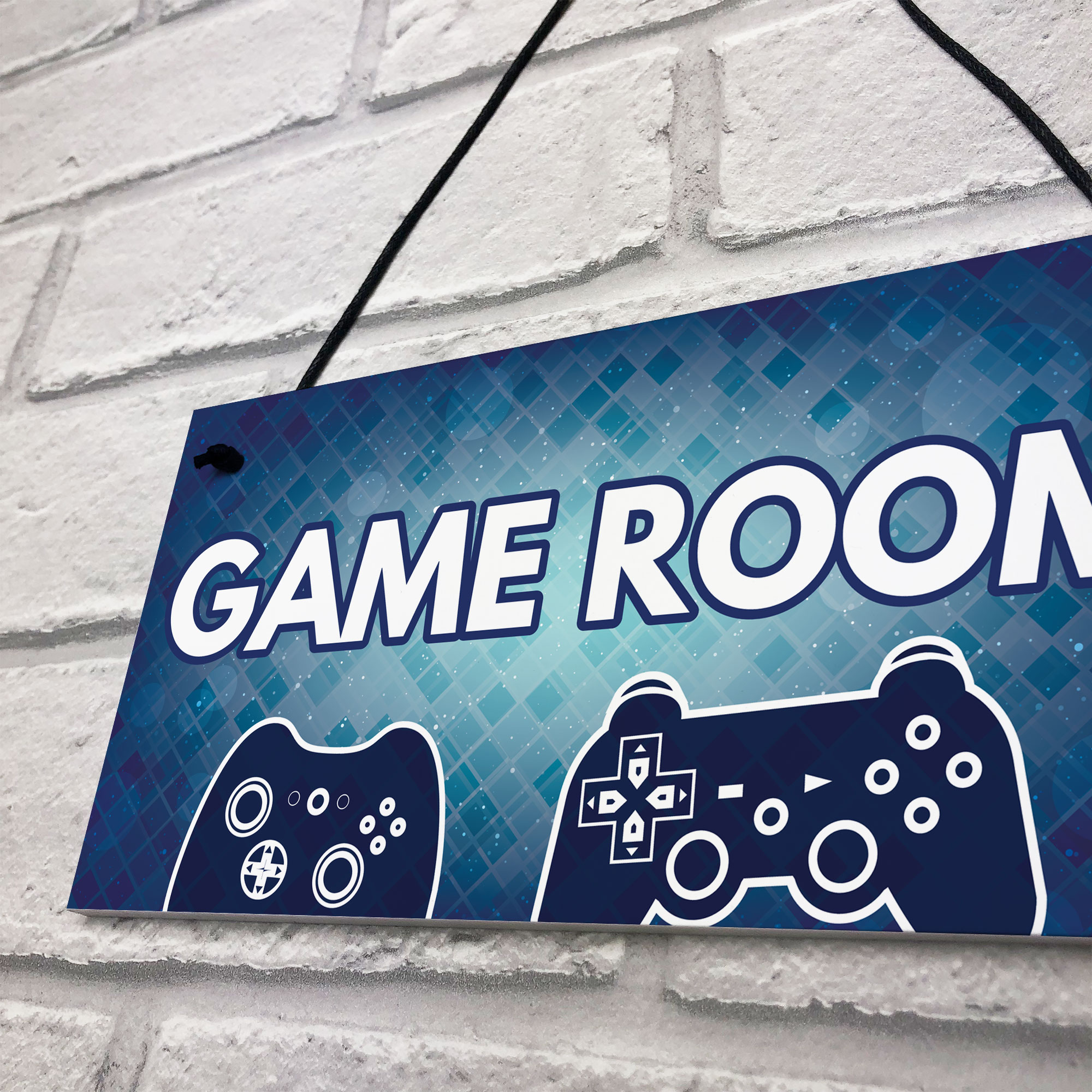 Games Room Gaming Accessories For Bedroom Sign Gaming Man Cave Gifts ...