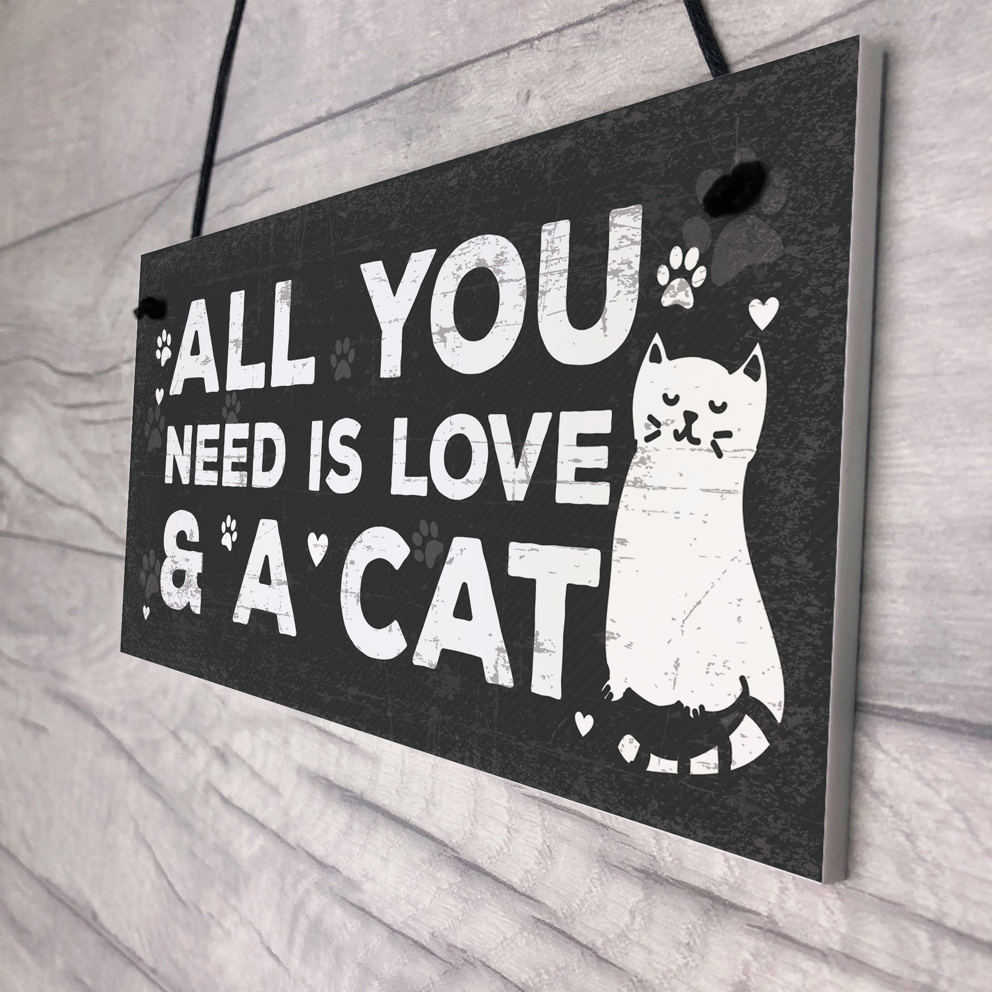 Cat Gifts For Cat Lovers Novelty Pet Animal Plaque Gift Funny Cat Signs ...