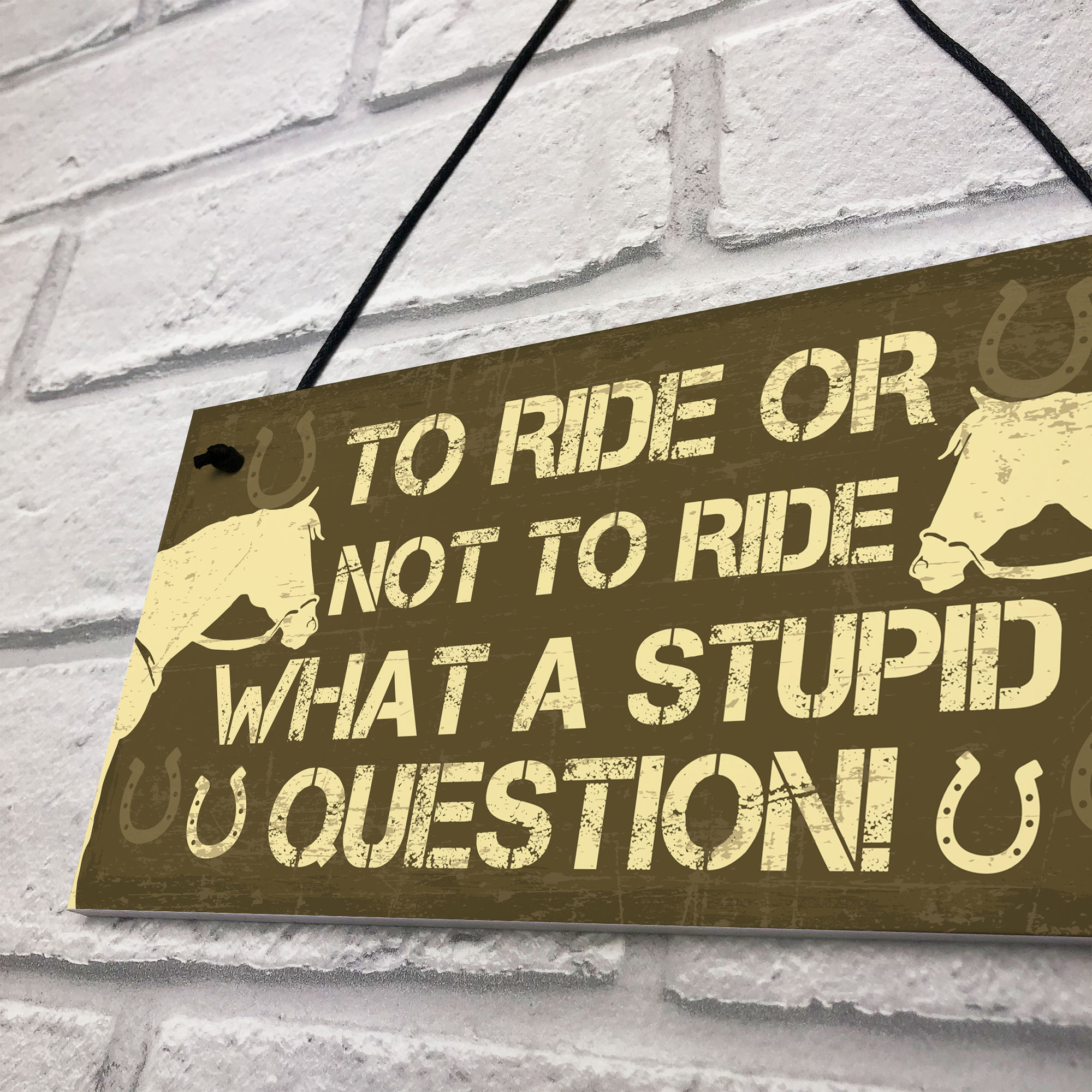 Horse Stable Signs And Plaques Funny Gift For Horse Lovers Girls ...