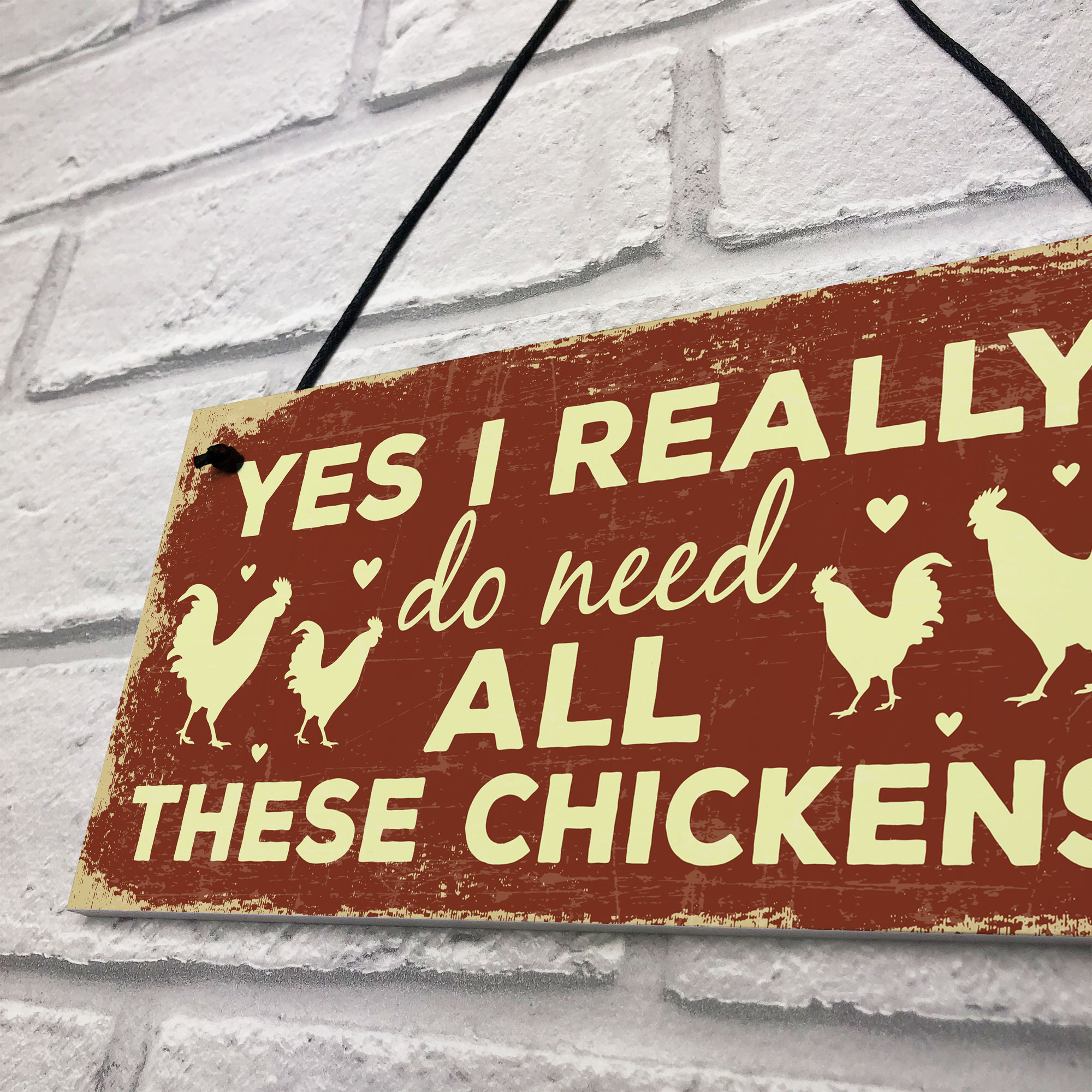 Funny Chicken Sign For Chicken Lovers Novelty Sign For Chicken Coop Hen ...