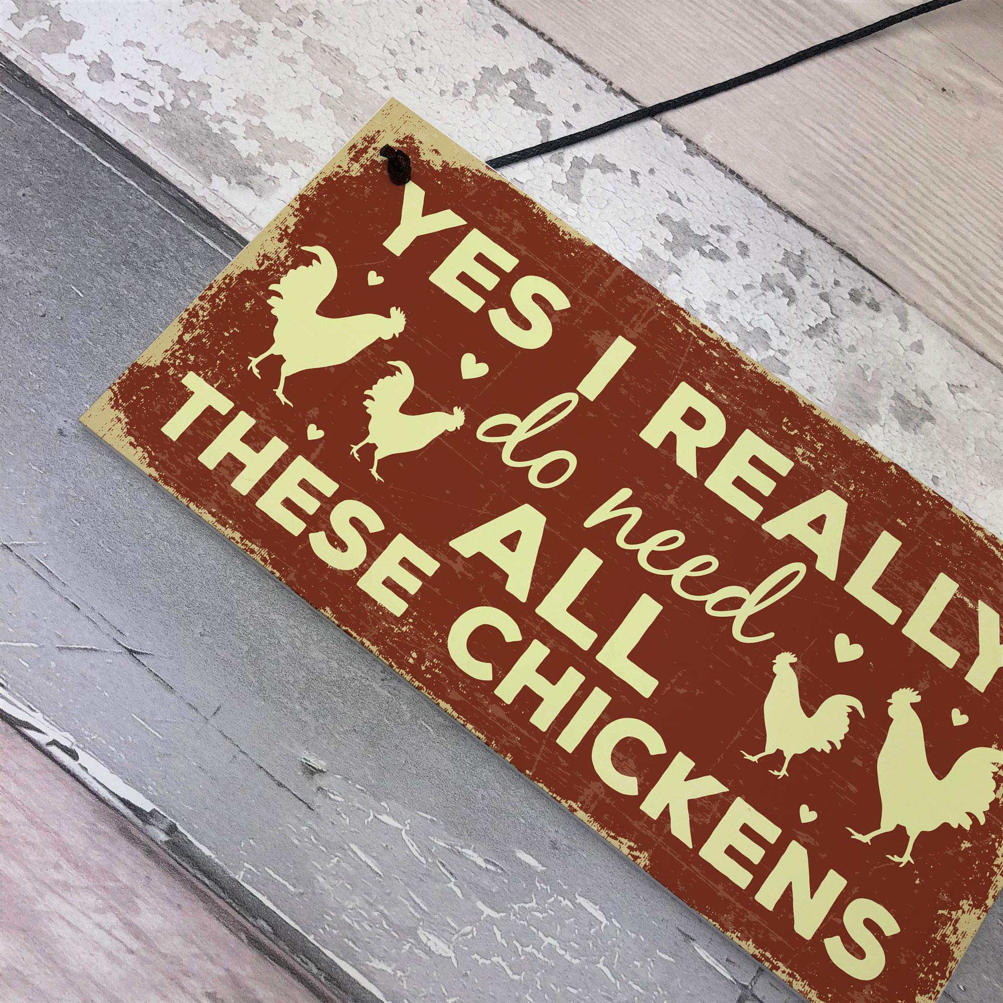 Funny Chicken Sign For Chicken Lovers Novelty Sign For Chicken Coop Hen ...