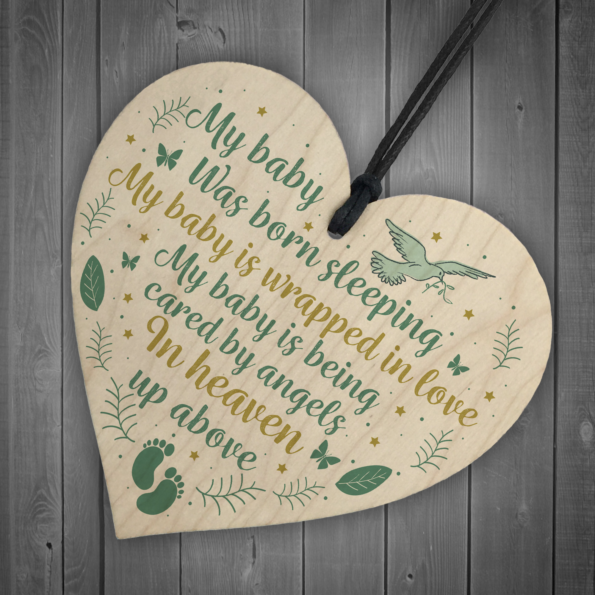 Baby Memorial Plaque Miscarriage Baby Loss Stillborn Bereavement Sign ...