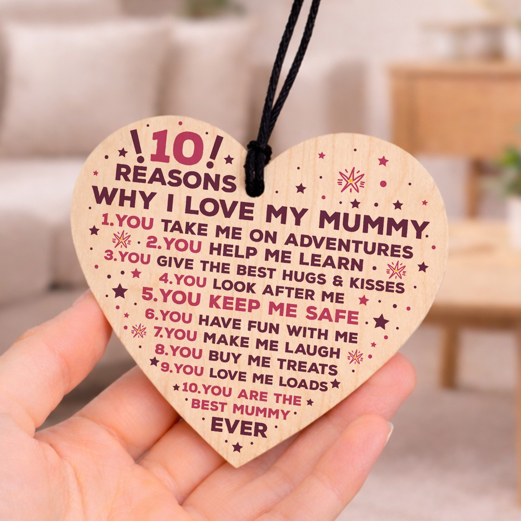 Mummy Gifts From Son Mother And Daughter Gifts Heart 10 Reasons Why I ...