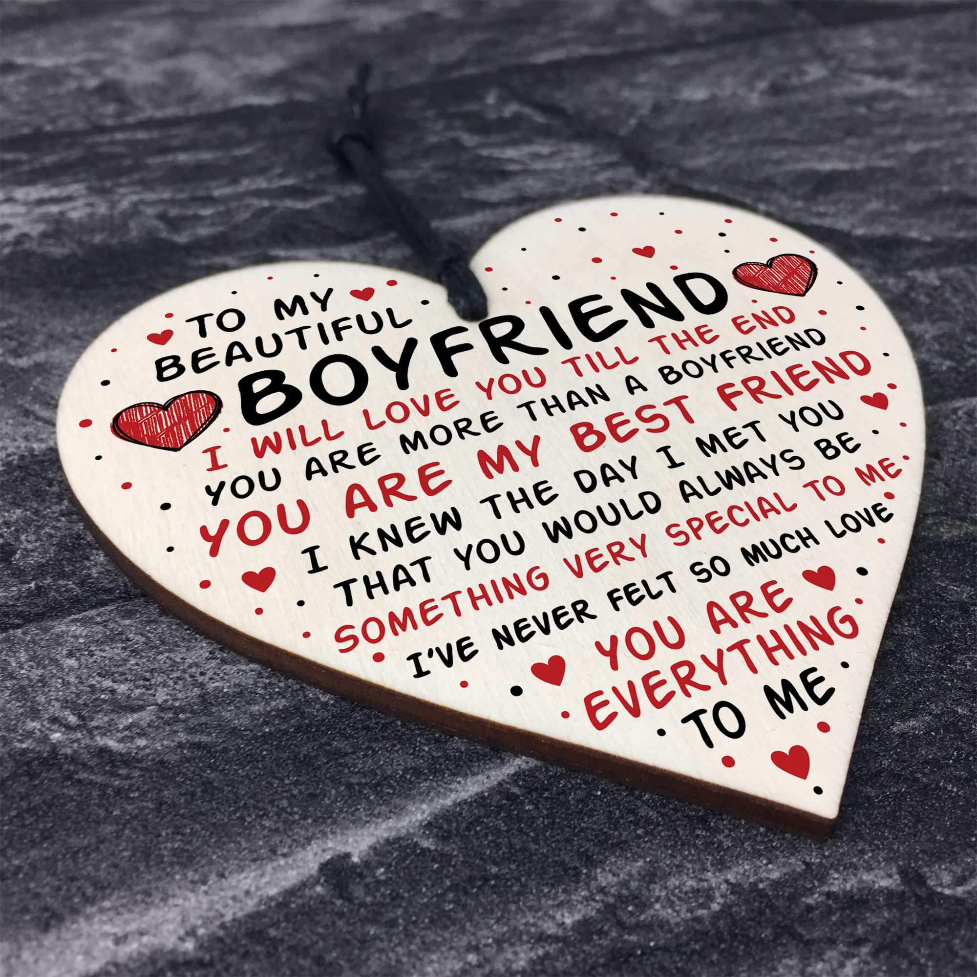 Boyfriend Gifts Boyfriend Birthday Card Gift Boyfriend Valentines Gift