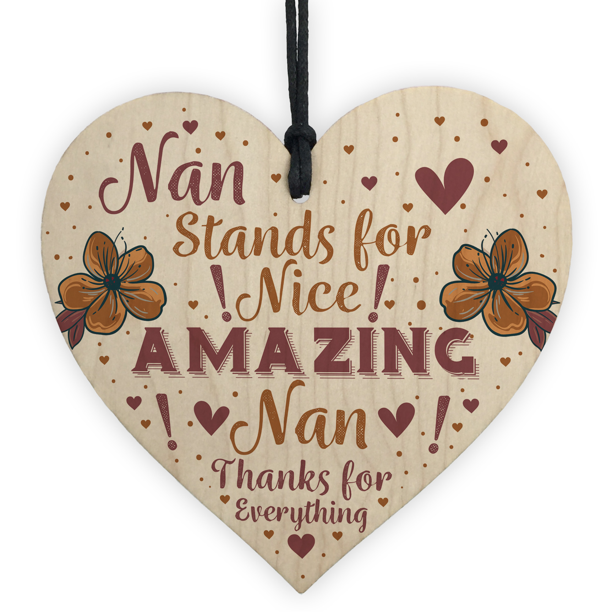 THANK YOU Gift For Nan Birthday Card Nan Birthday Gift MOTHERS DAY GIFT ...