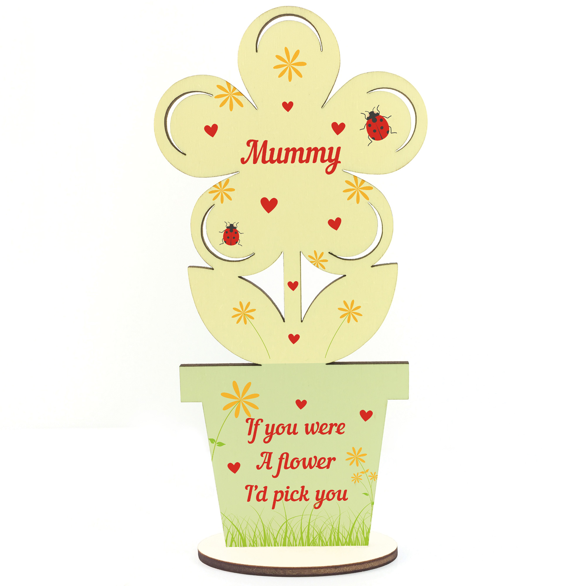 Mothers Day Gift Birthday Mummy Gift Wooden Flower Gift For Mummy ...