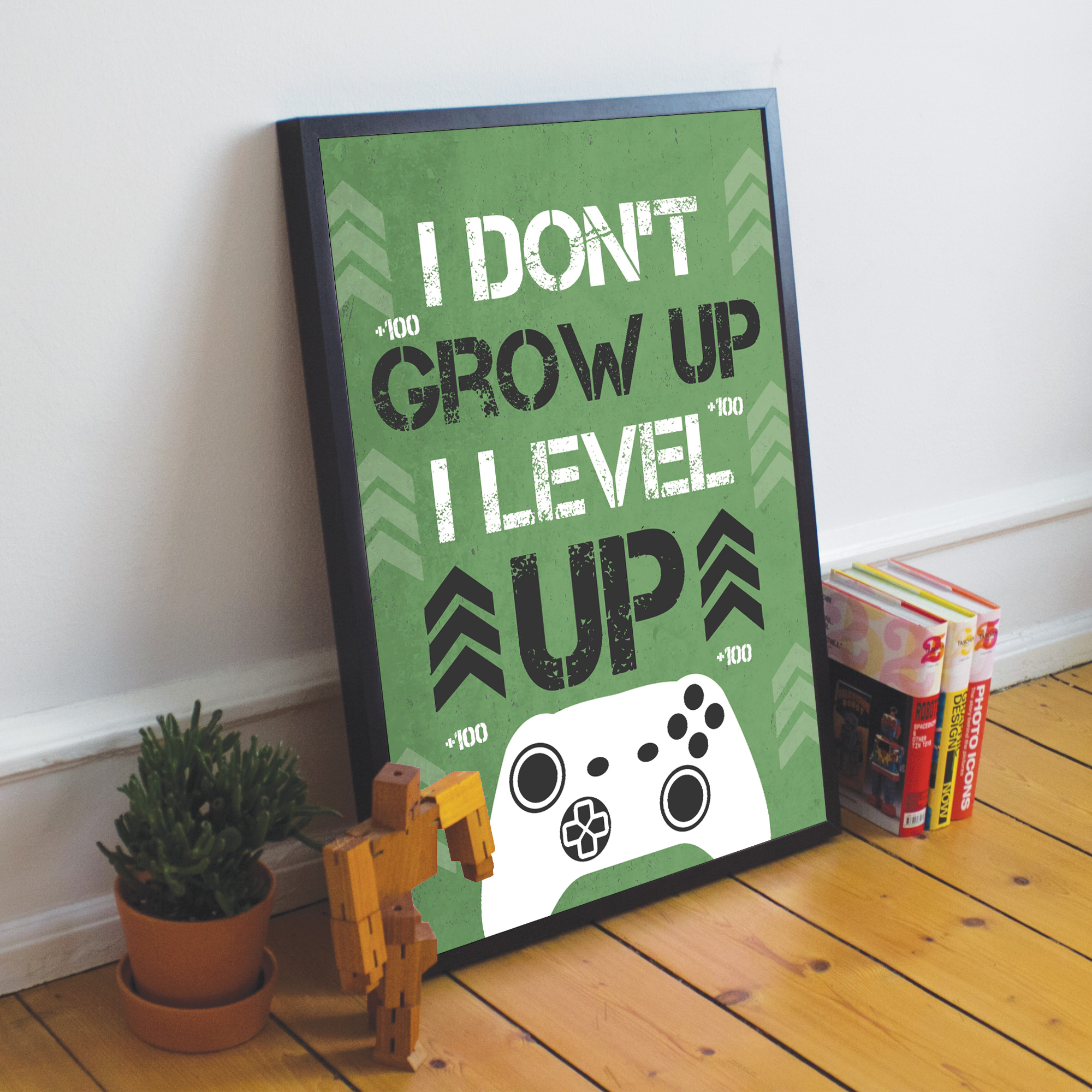 Gaming Prints Xbox Inspired Gaming Games Room Wall Art Decor Boys Gamer ...