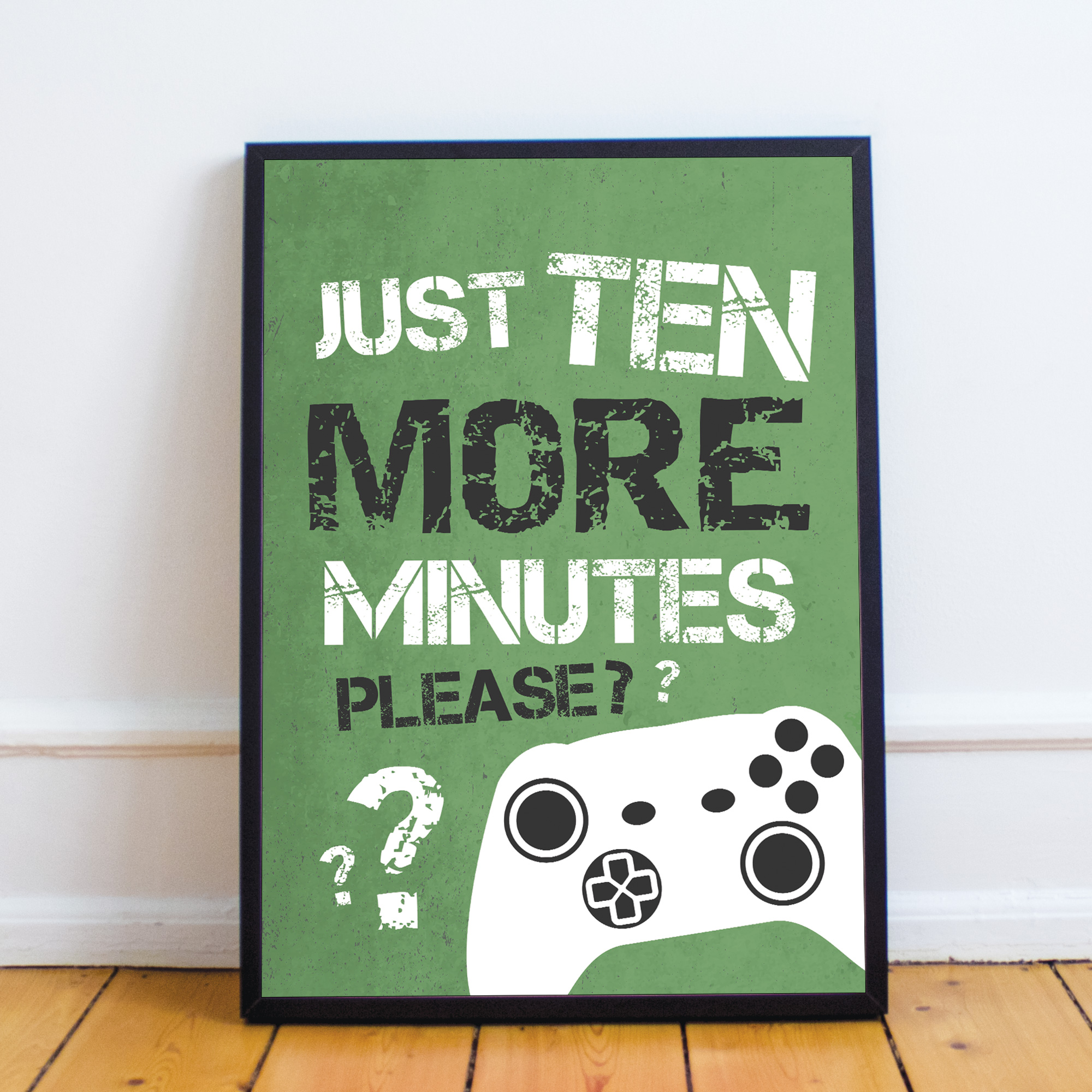 Gaming Prints Xbox Inspired Gaming Games Room Wall Art Decor Boys Gamer ...