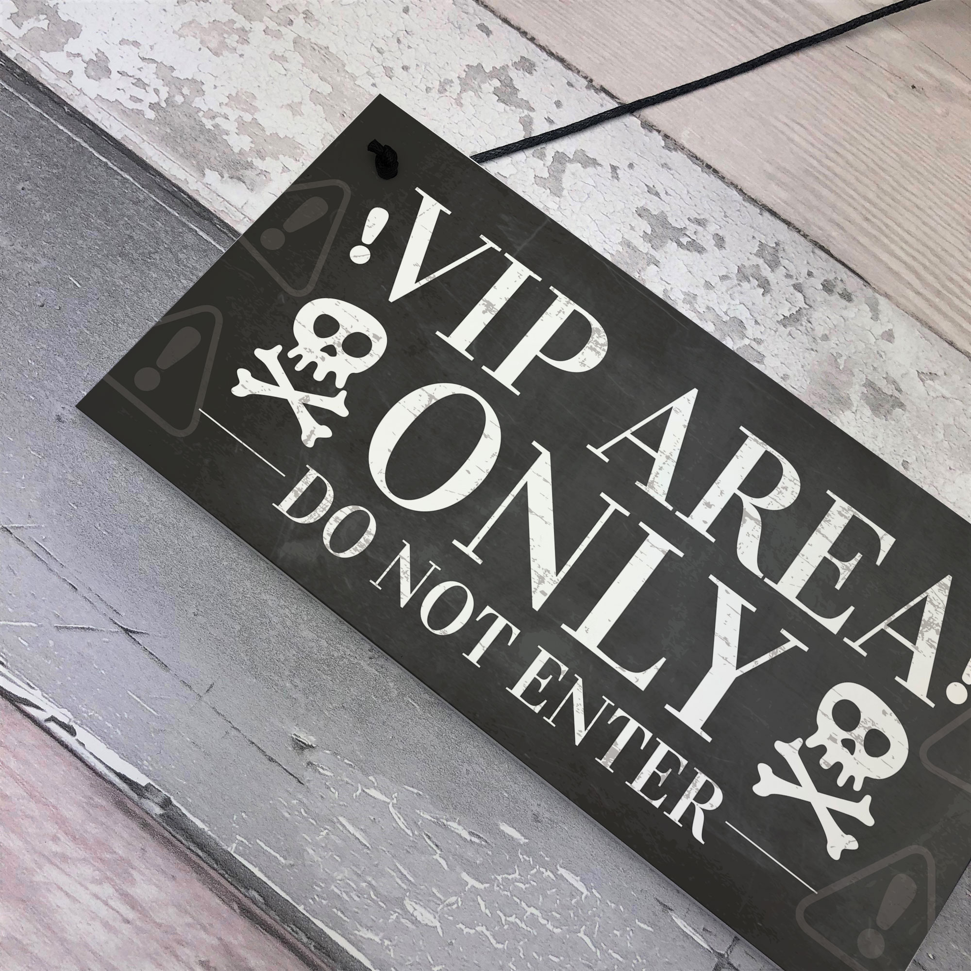 VIP Entrance Sign Hanging Plaque Pub Bar Club Sign Garden Plaque VIP ...