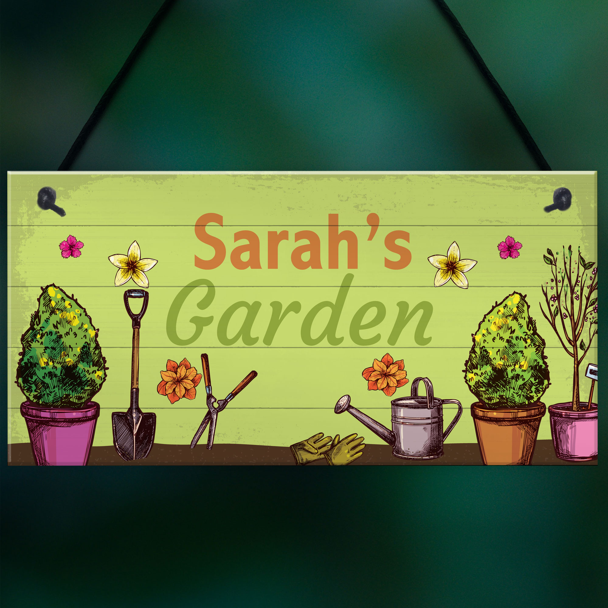 Garden Lover Gift Hanging Plaque Garden Summer House Shed Sign ...