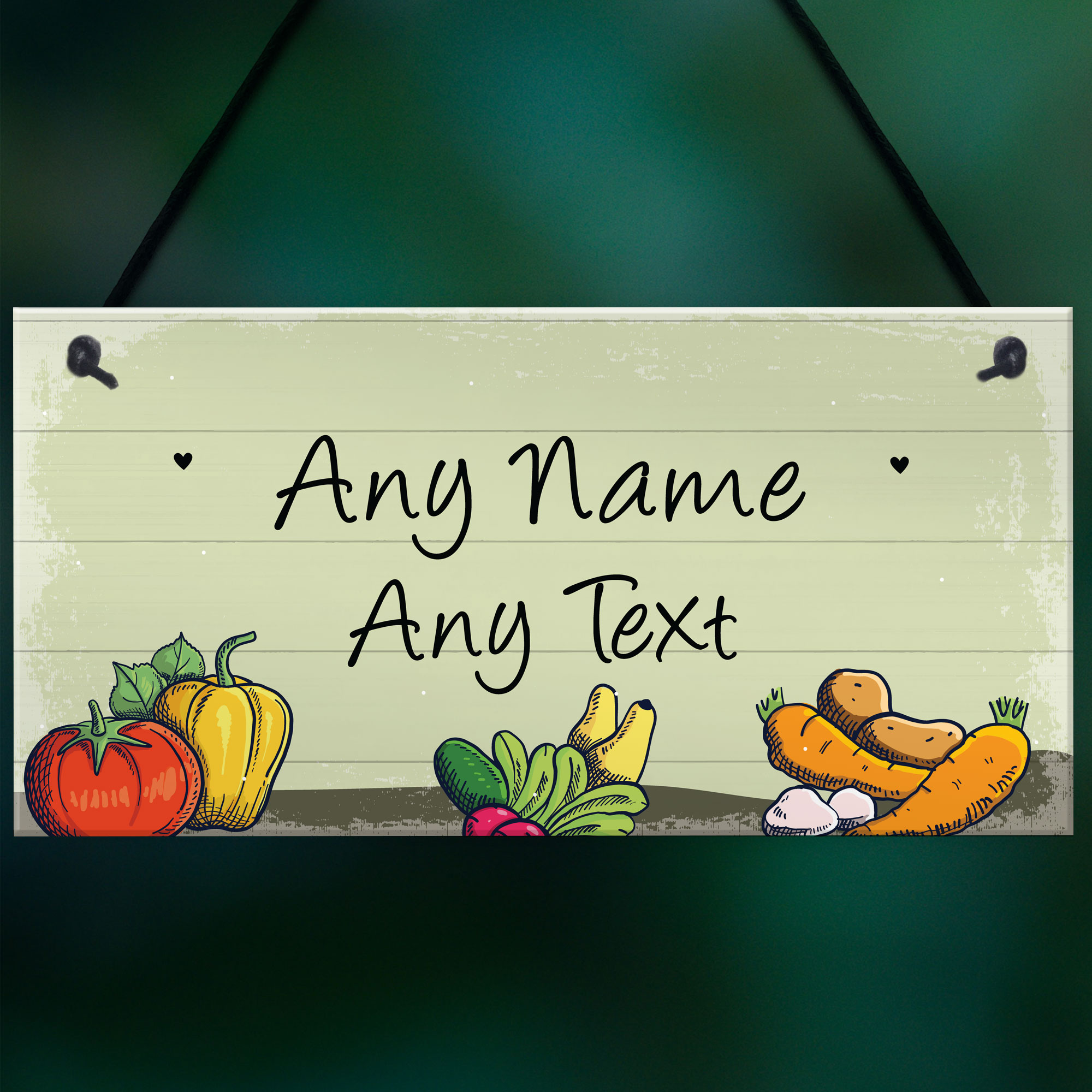 Vegetable Plot Allotment Green House Personalised Sign Garden Summer ...