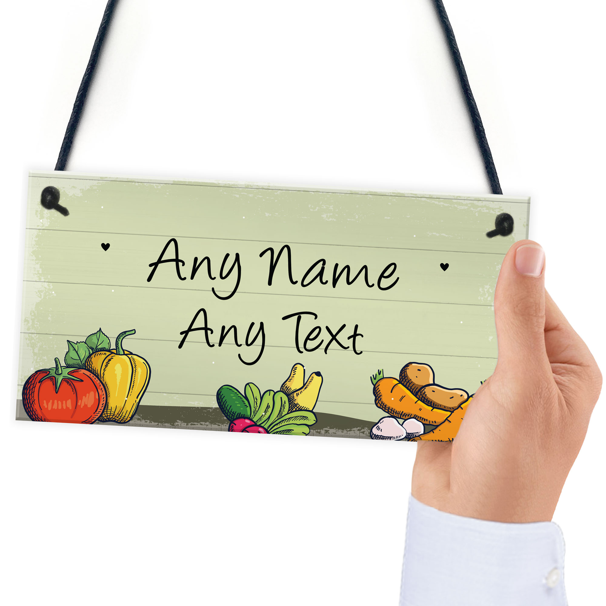 Vegetable Plot Allotment Green House Personalised Sign Garden Summer ...