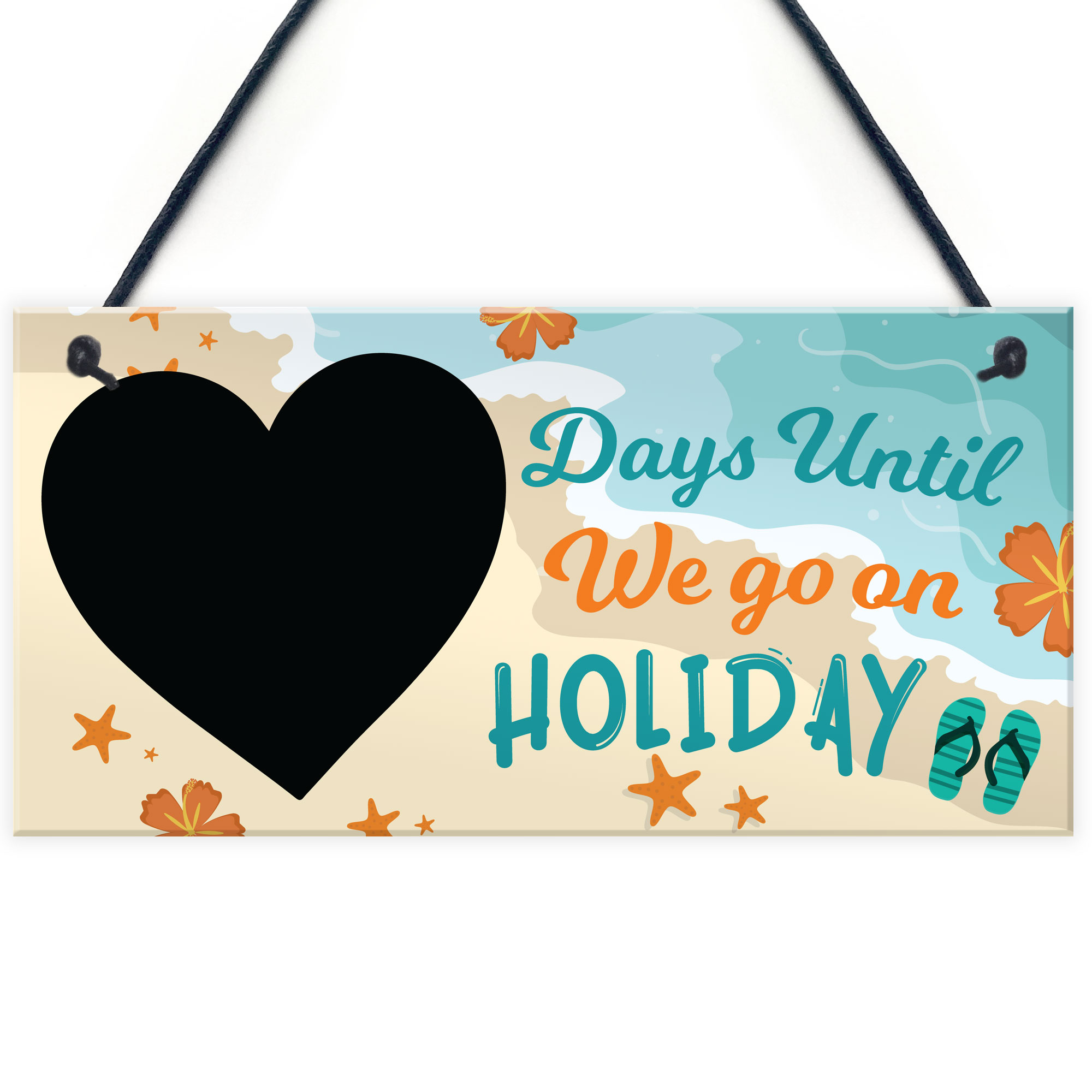 Chalkboard Days Until Holiday Countdown Sign Novelty Holiday Travel ...