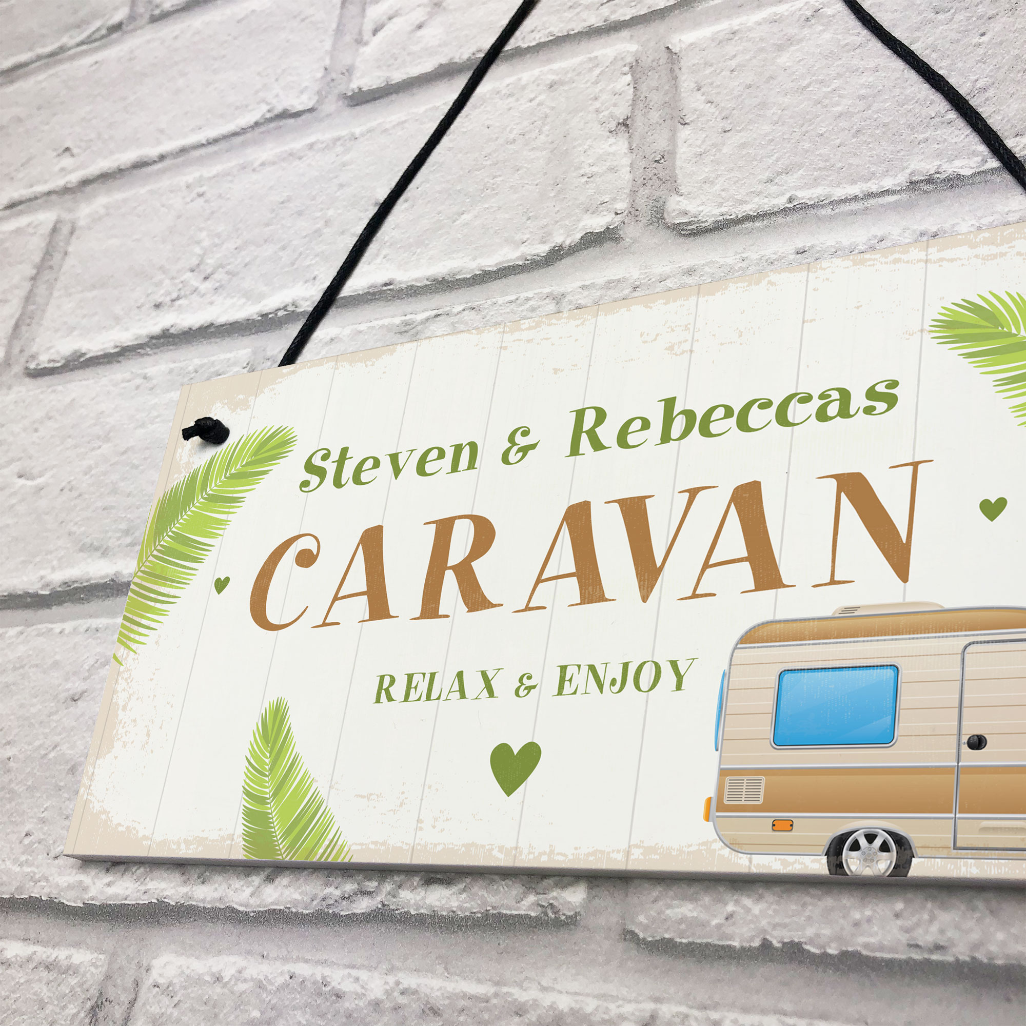 Caravan Sign Novelty Personalised Caravan Accessories Garden Sign ...
