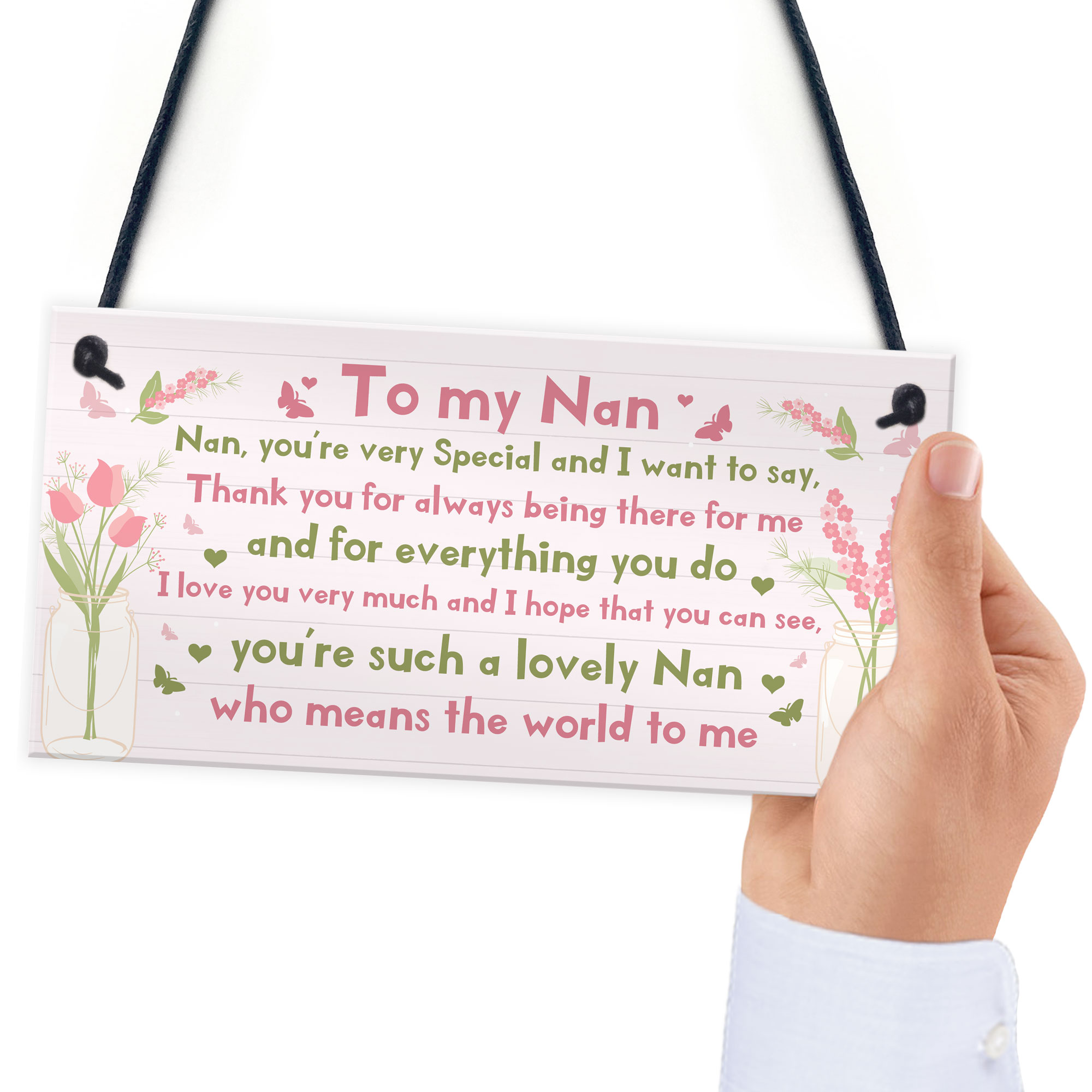 Novelty Nan Gifts Keepsake Plaques Christmas Gifts For Nan Nanny ...