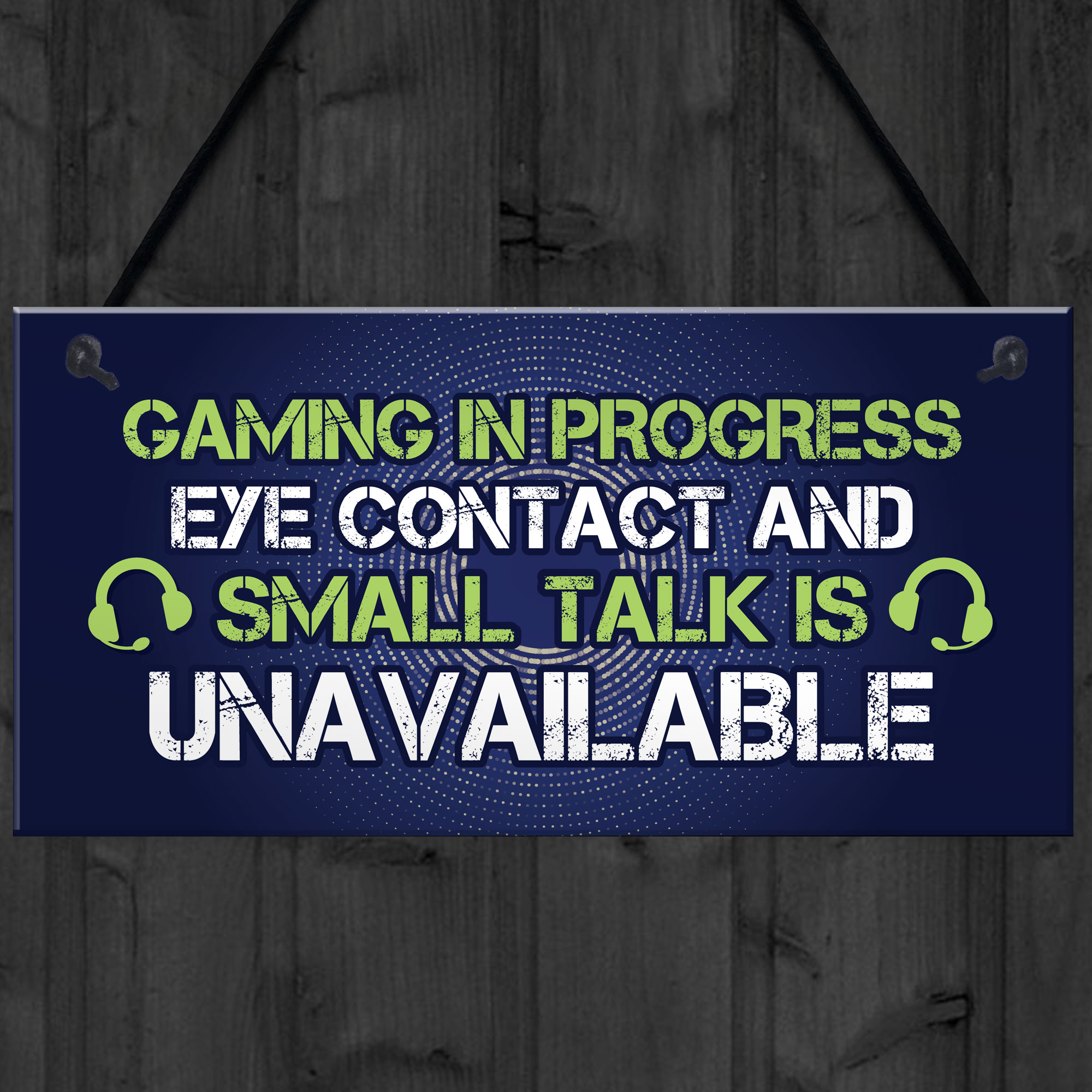 GAMING IN PROGRESS Novelty Gaming Sign Christmas Gamer Gifts For Son ...