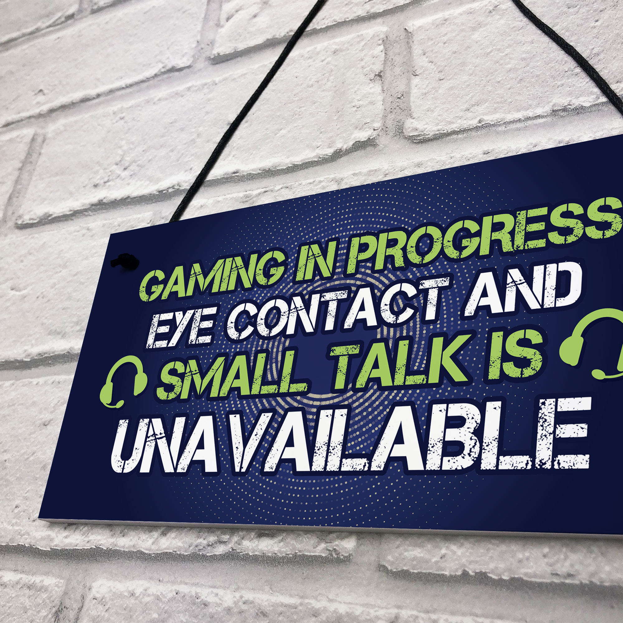 GAMING IN PROGRESS Novelty Gaming Sign Christmas Gamer Gifts For Son ...