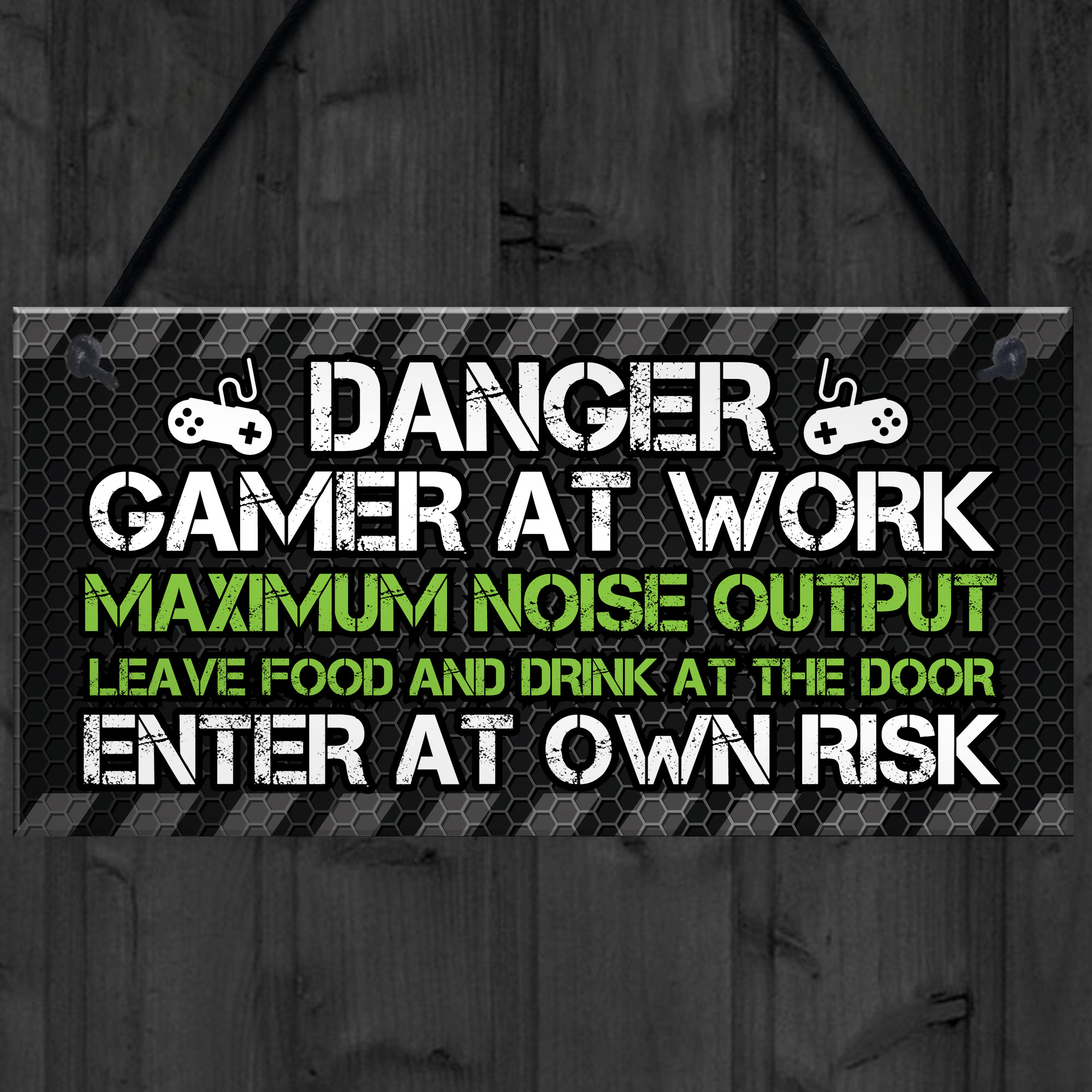 Funny Gaming Warning Sign Novelty Gaming Gifts For Boys Gamer Birthday ...
