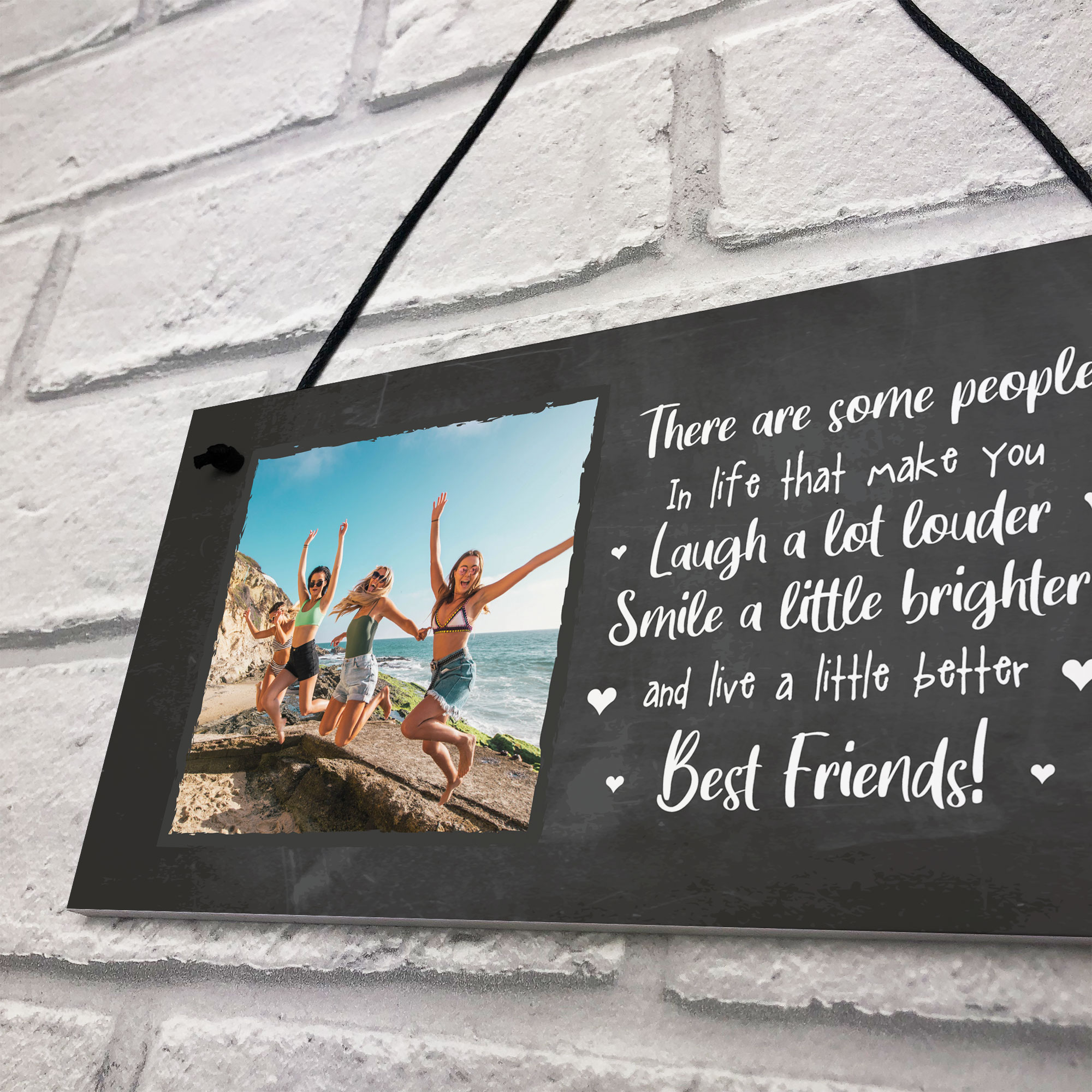 Friendship Plaque T For Women Best Friend Sign Personalised Photo