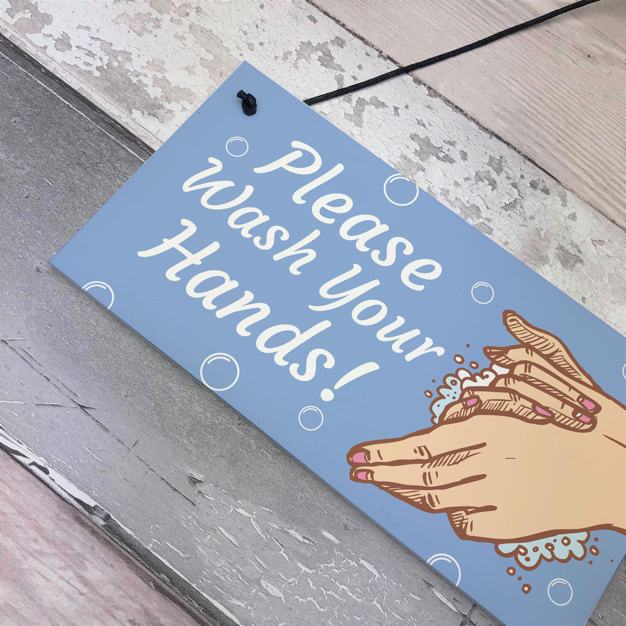 Please Wash Your Hands Sign For Bathroom Toilet Loo Health and Safety ...