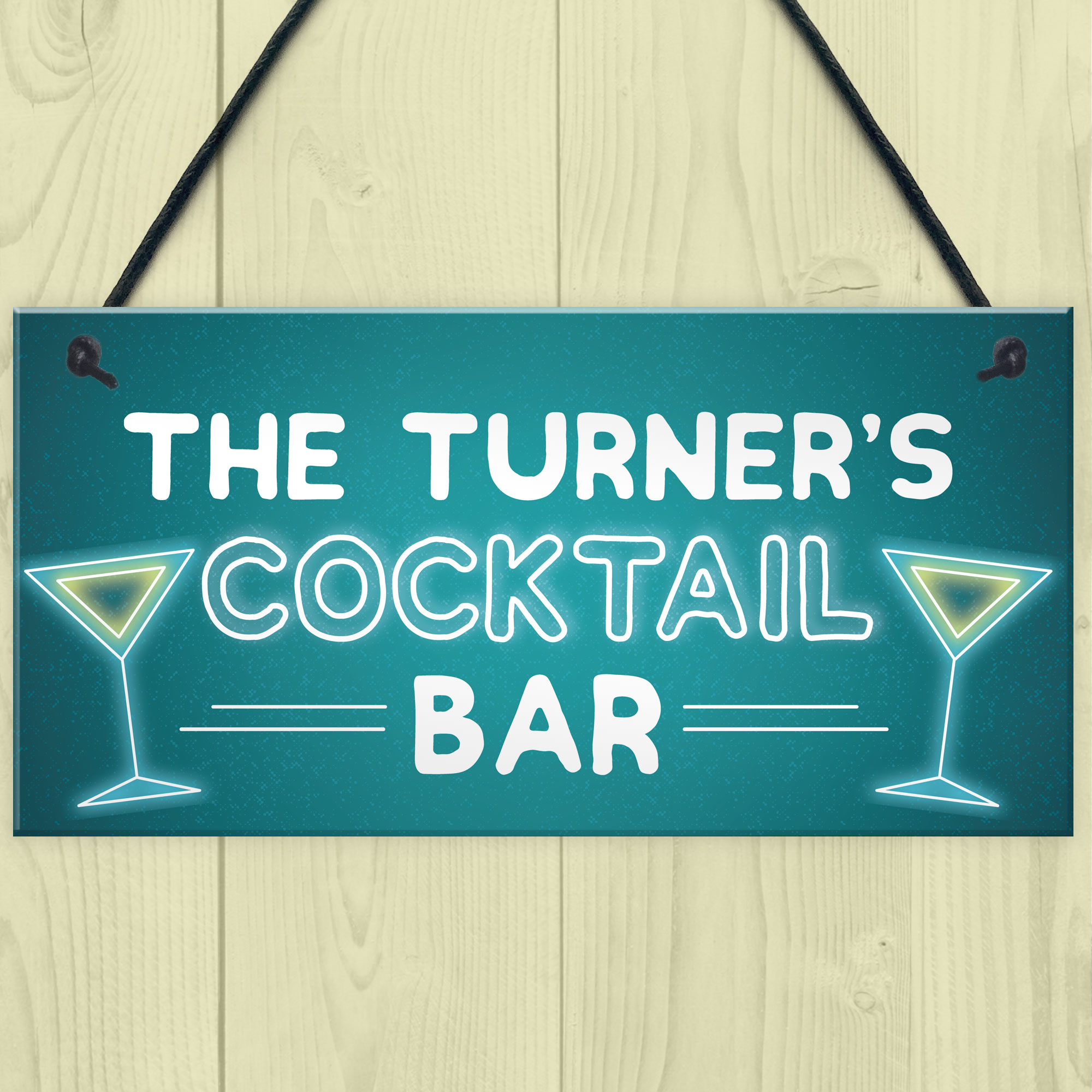 Personalised Cocktail Bar Signs And Plaques Novelty Home Bar Signs ...