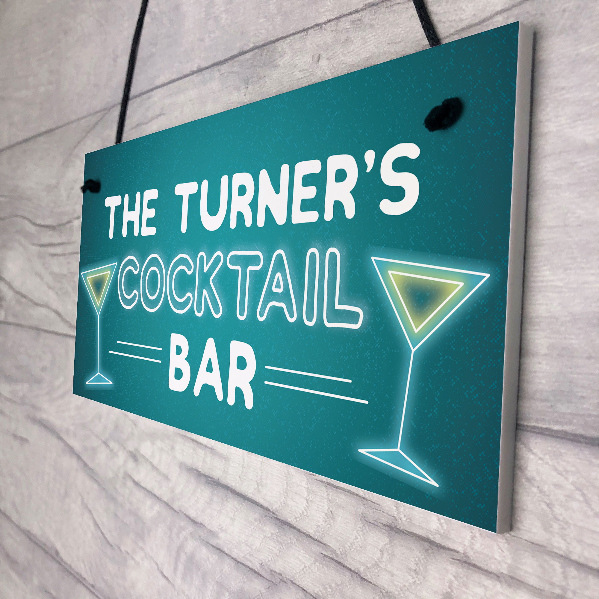 Personalised Cocktail Bar Signs And Plaques Novelty Home Bar Signs ...
