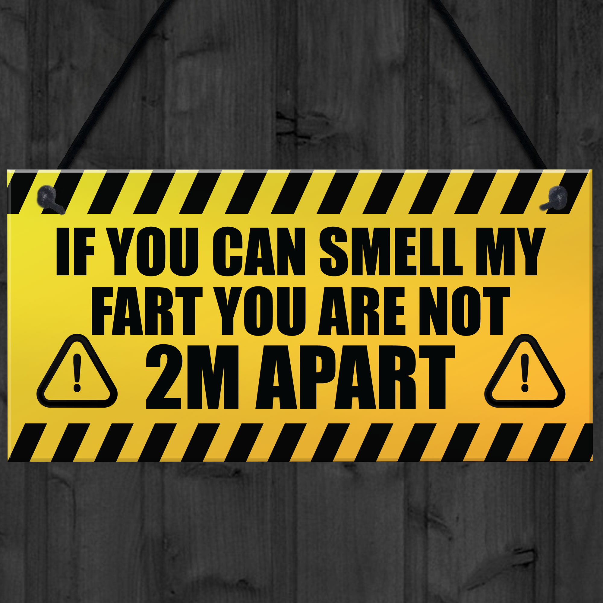 Funny Quarantine Social Distance Gifts Novelty Man Cave Sign Garden ...