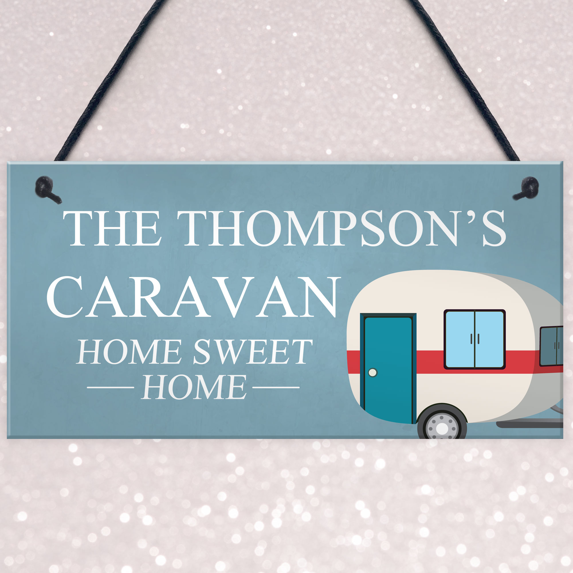 Hanging Sign For Caravan Personalised Home Decor Gift Caravan Lover ...