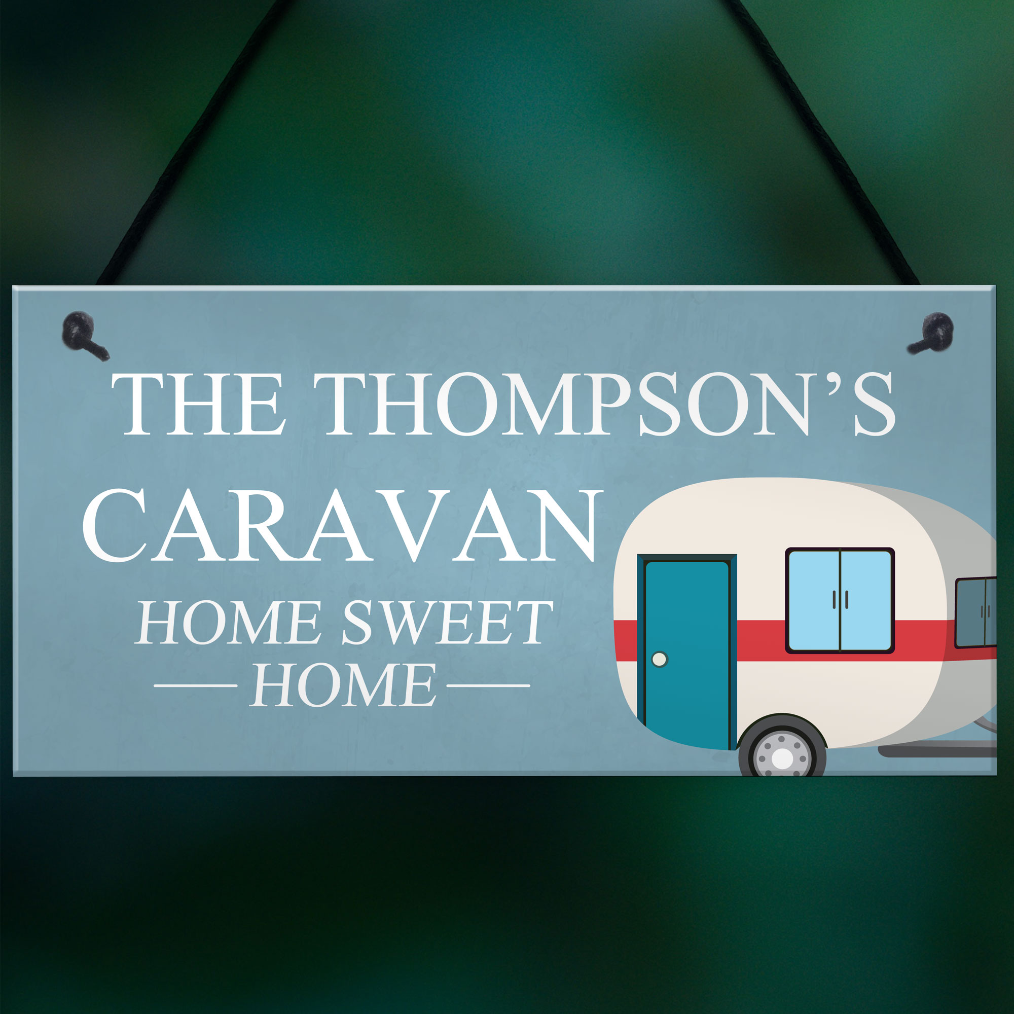 Hanging Sign For Caravan Personalised Home Decor Gift Caravan Lover ...