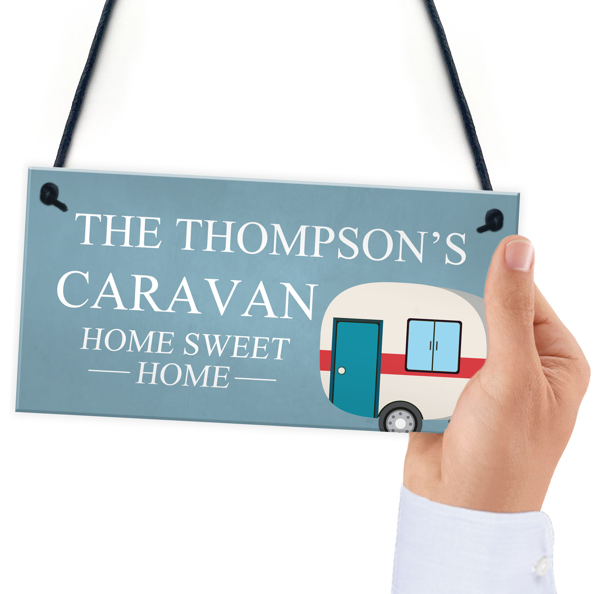 Hanging Sign For Caravan Personalised Home Decor Gift Caravan Lover ...