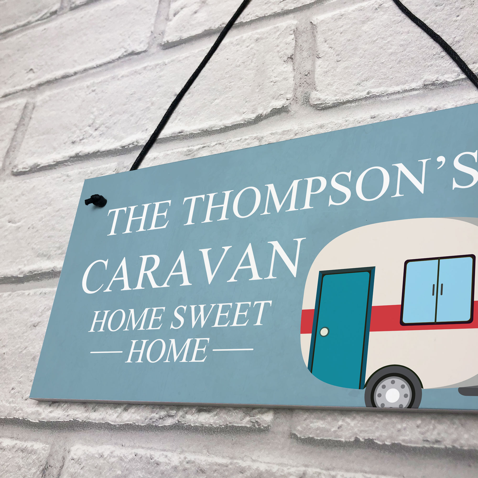 Hanging Sign For Caravan Personalised Home Decor Gift Caravan Lover ...