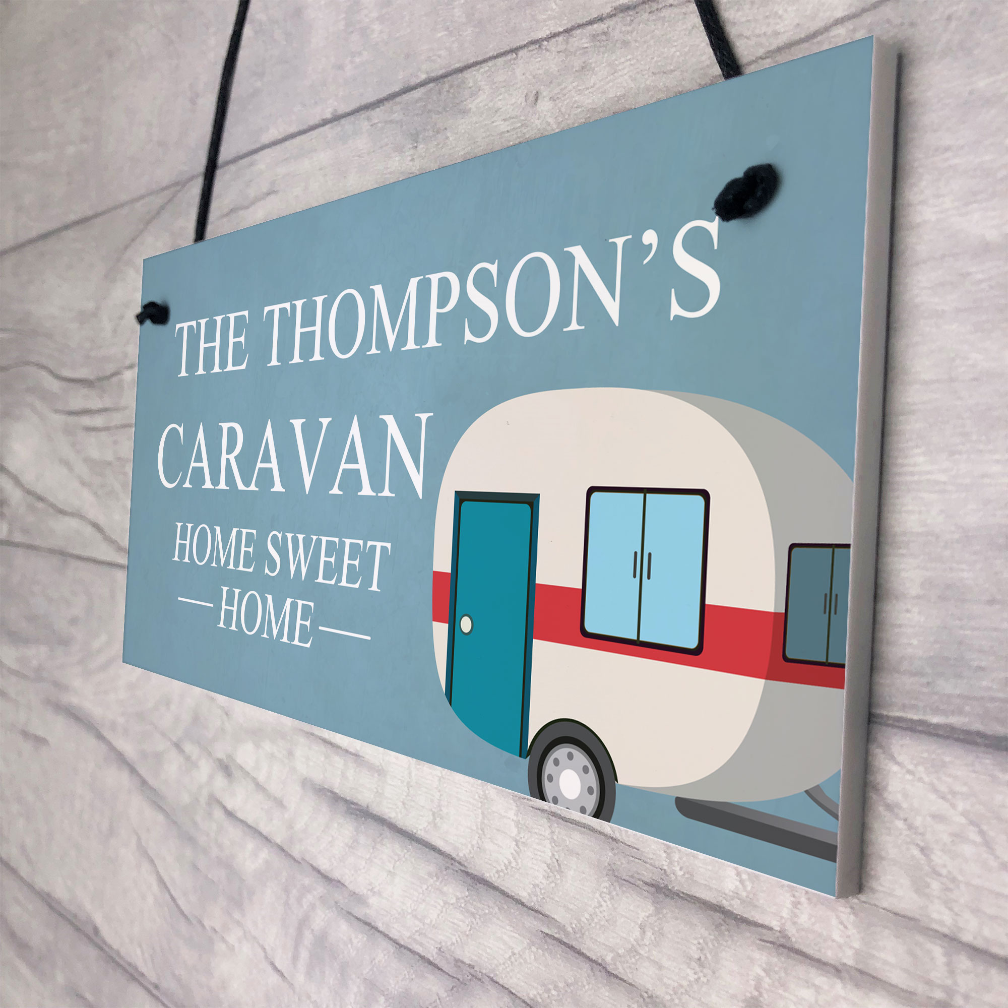 Hanging Sign For Caravan Personalised Home Decor Gift Caravan Lover ...