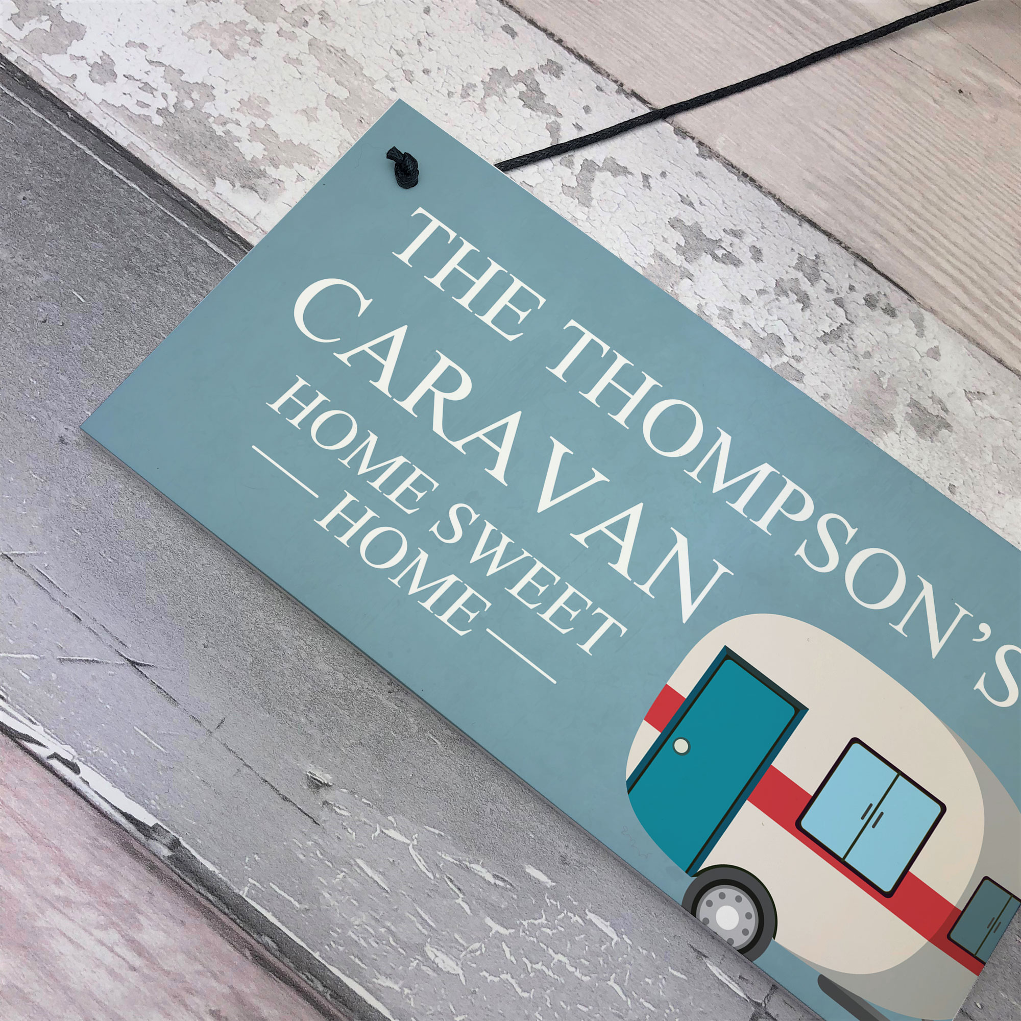 Hanging Sign For Caravan Personalised Home Decor Gift Caravan Lover ...