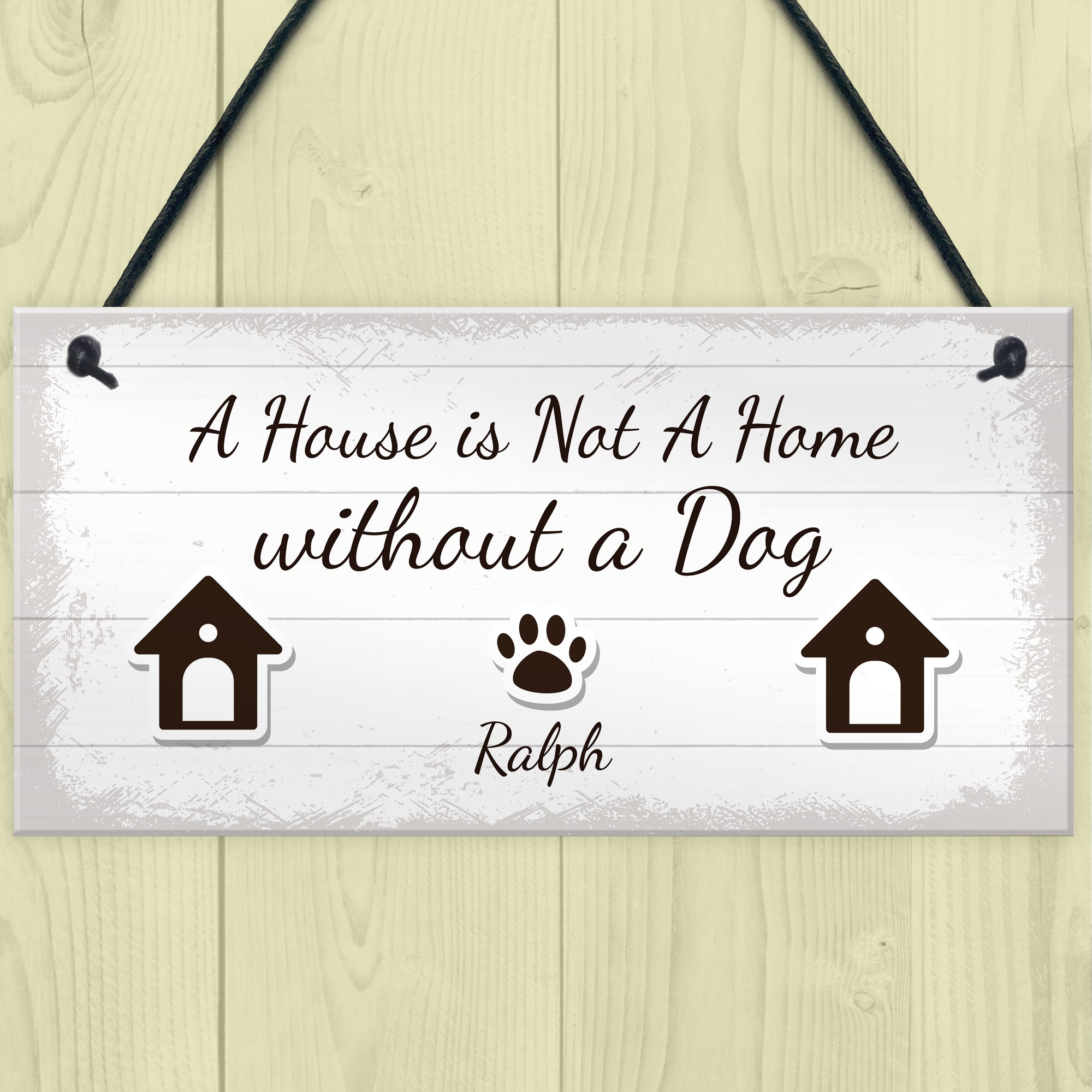 PERSONALISED Pet Sign For Home Dog Lover Gift Family Gift For Christmas ...
