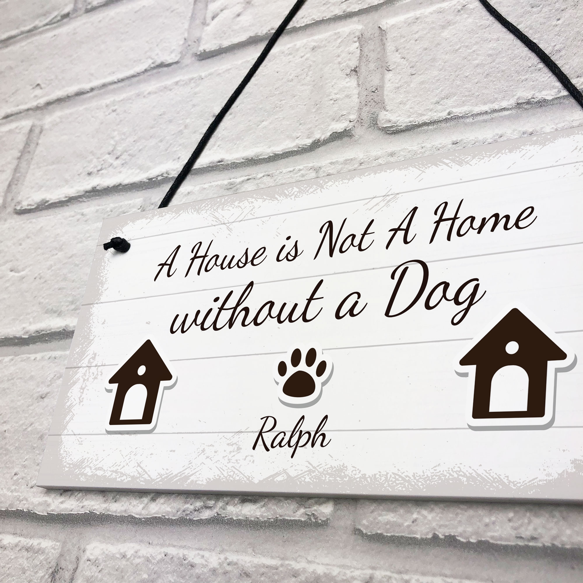PERSONALISED Pet Sign For Home Dog Lover Gift Family Gift For Christmas ...