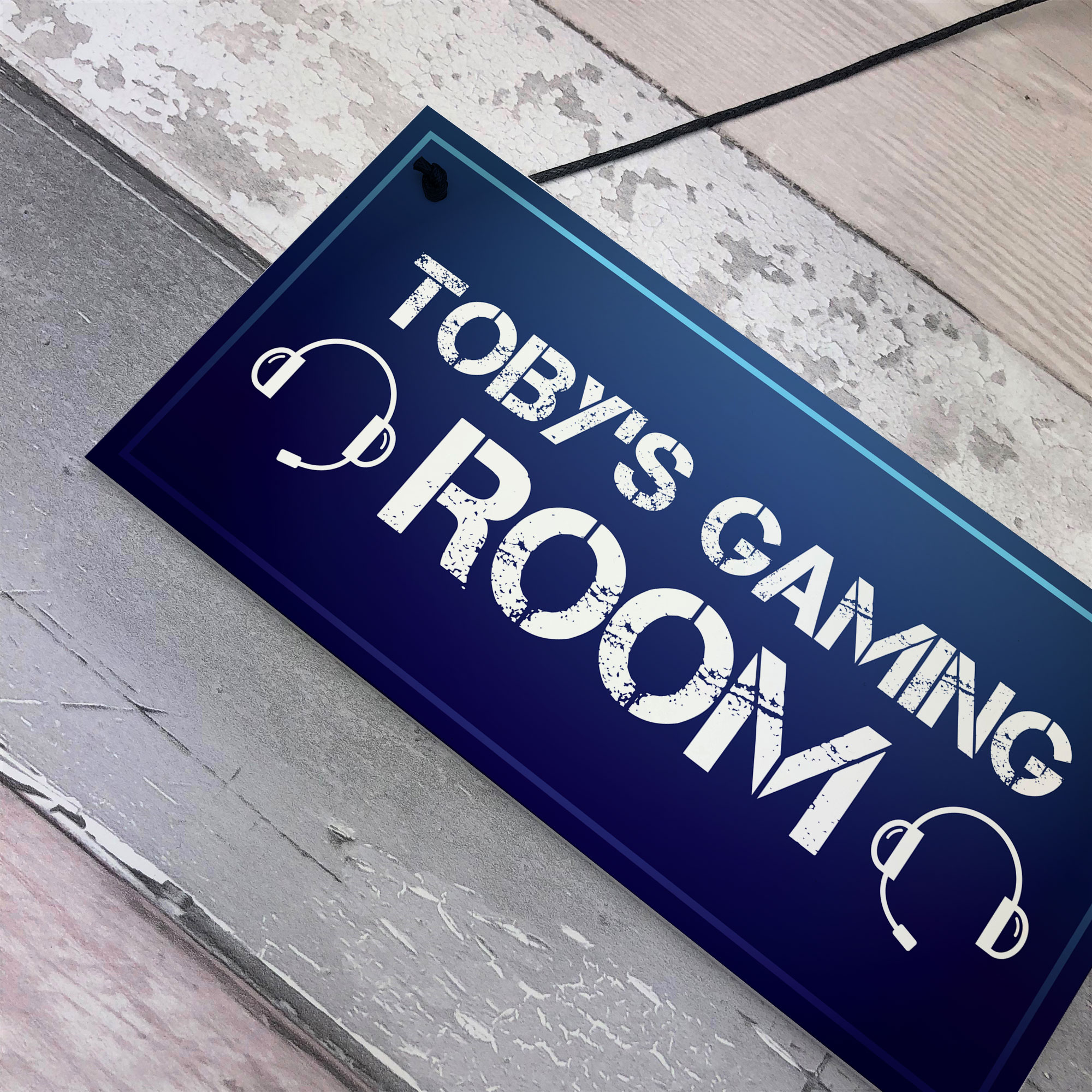 Personalised Boys Gaming Bedroom Sign Christmas Gamer Gift For Son ...
