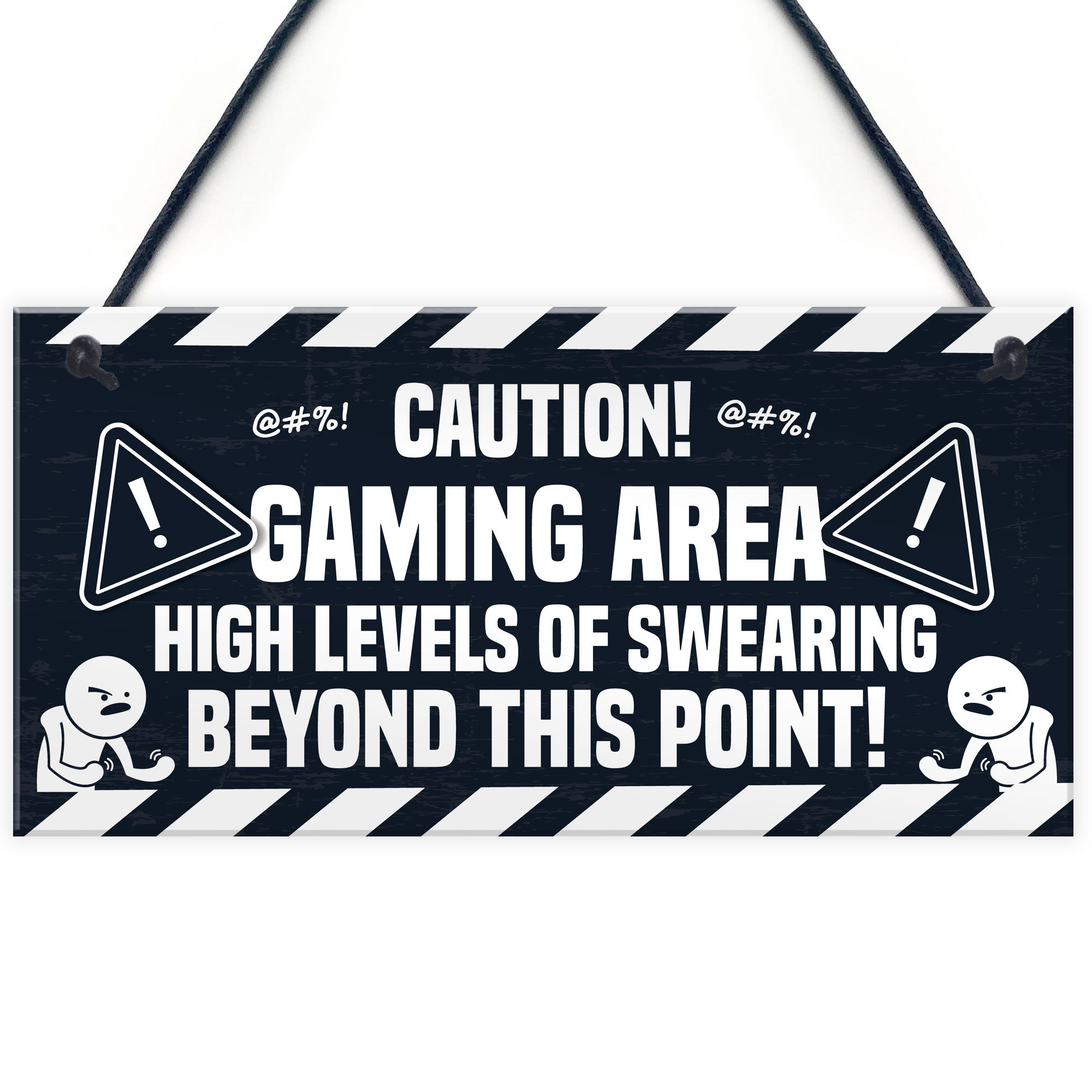 Funny Rude Gaming Sign Gamer Gift For Son Brother Christmas Birthday ...