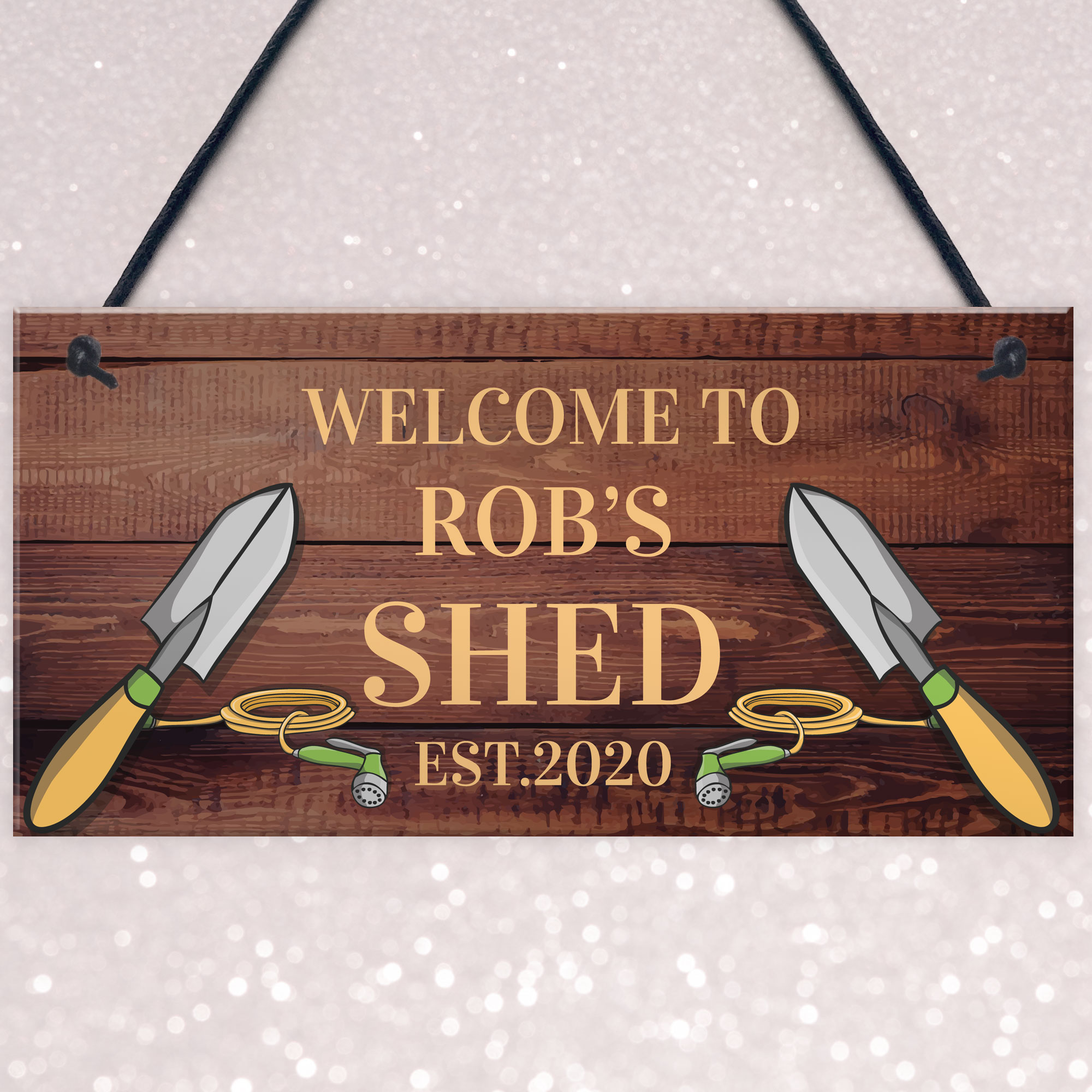 PERSONALISED Shed Sign Gift For Men Garden Shed Greenhouse Sign | eBay