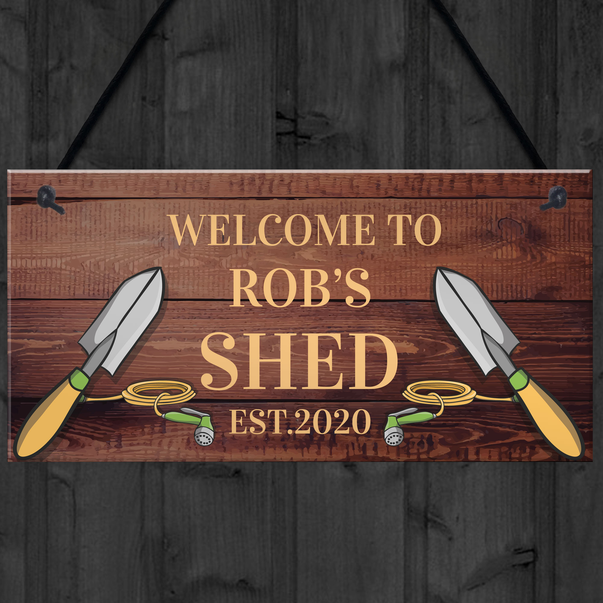PERSONALISED Shed Sign Gift For Men Garden Shed Greenhouse Sign | eBay