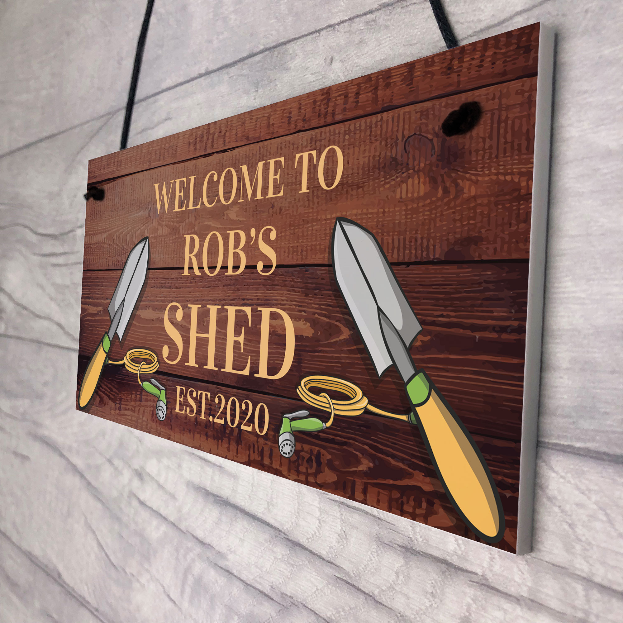 PERSONALISED Shed Sign Gift For Men Garden Shed Greenhouse Sign | eBay